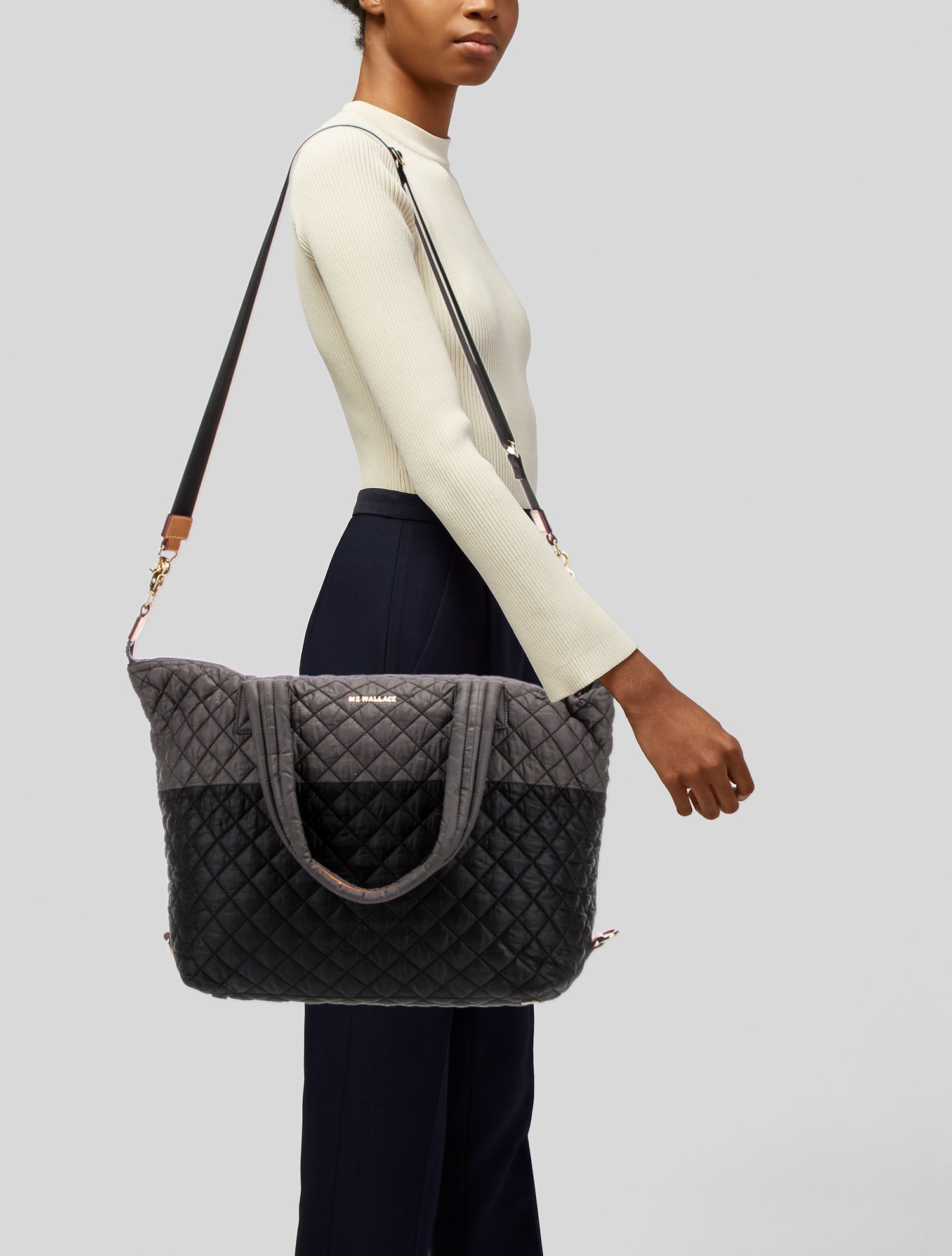 MZ Wallace Nylon Shoulder Bag - Blue Shoulder Bags, Handbags ...