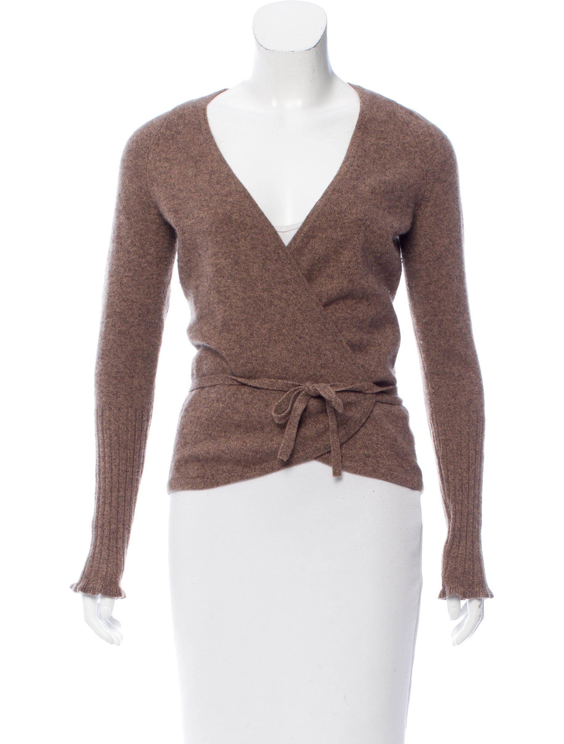 Magaschoni Cashmere-Blend Wrap Cardigan - Clothing - WN125136 | The ...