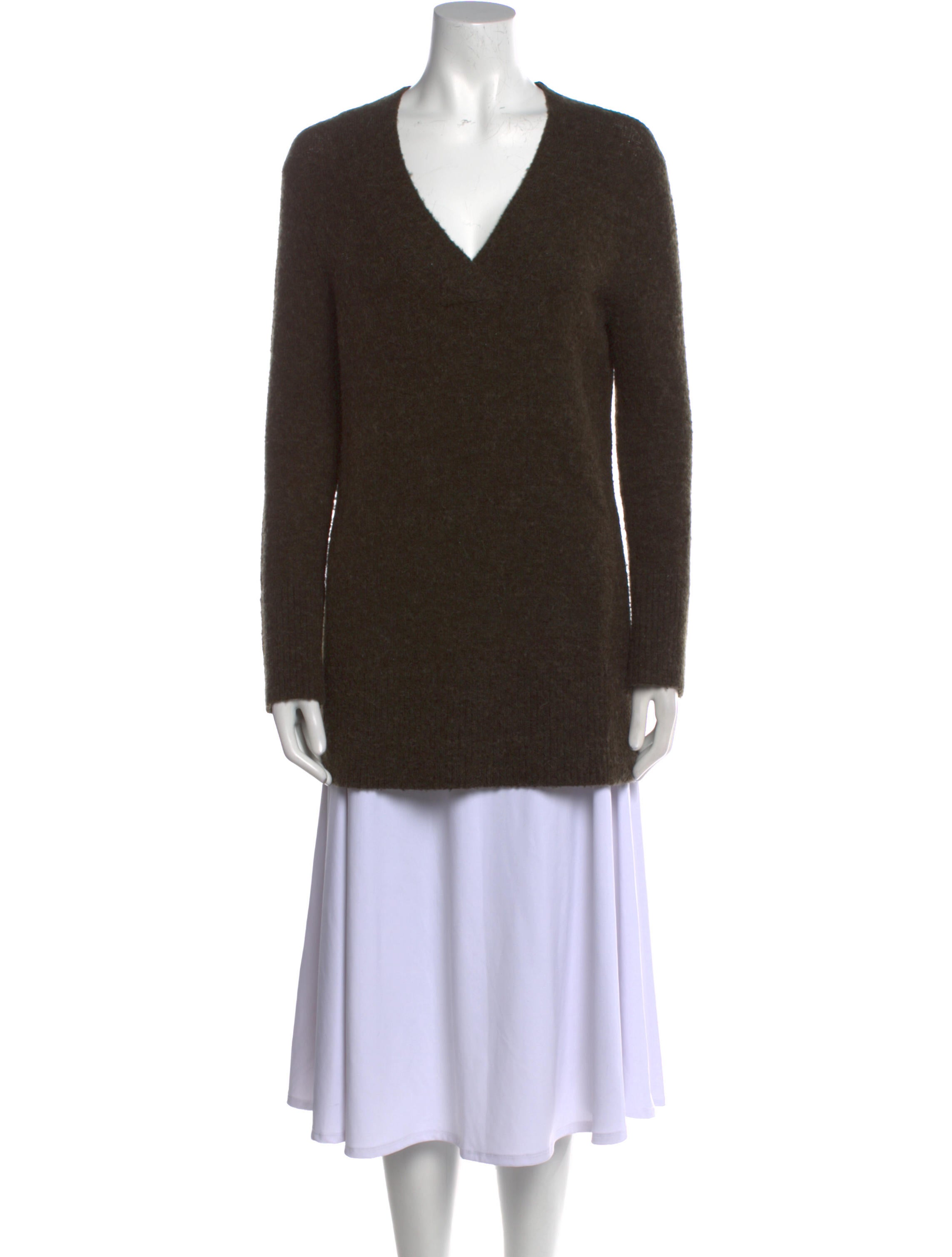 Magaschoni Cashmere Sweater - Green Knitwear, Clothing - WN122151 | The ...