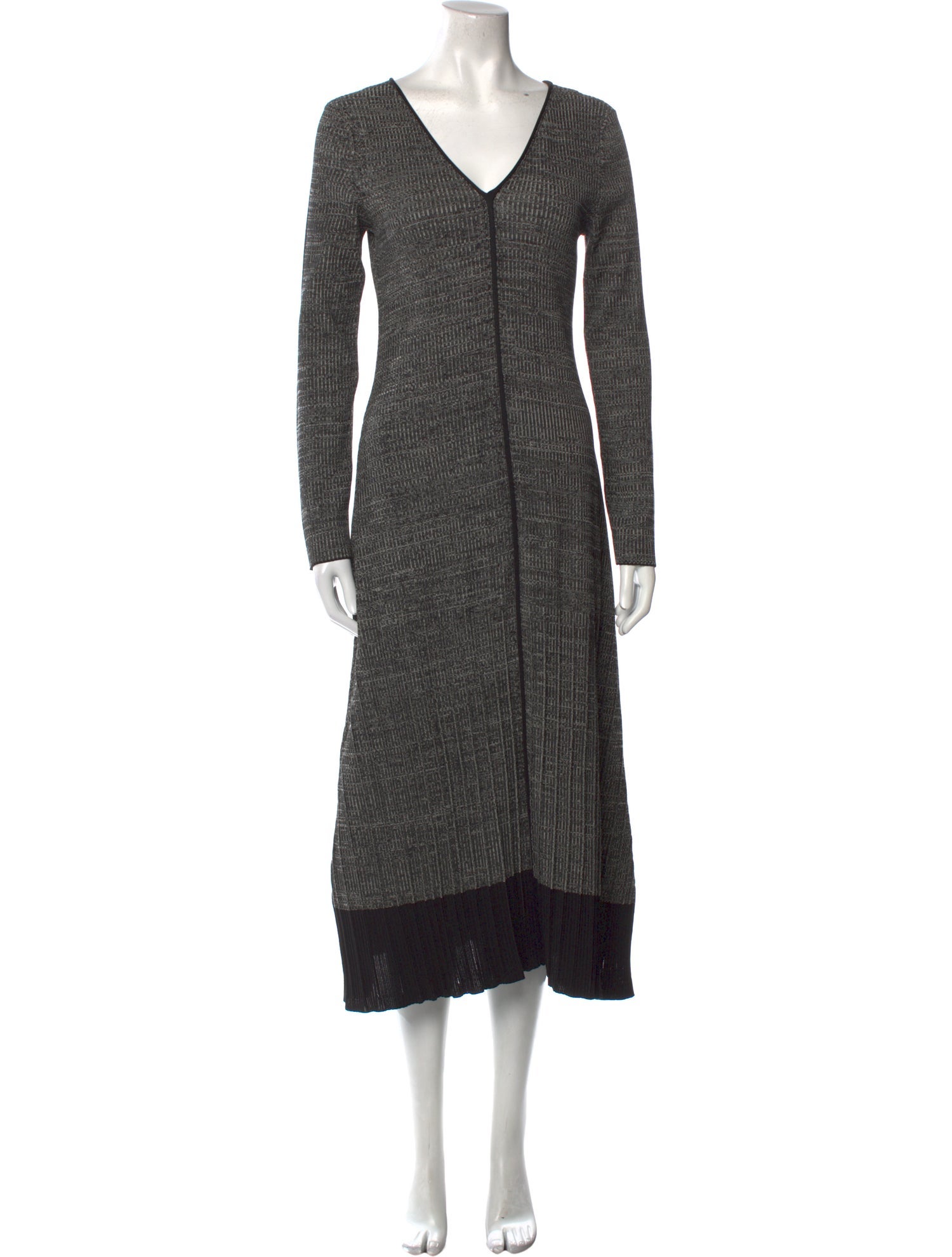 Partow Silk Long Dress - Grey Dresses, Clothing - WN321863 | The RealReal