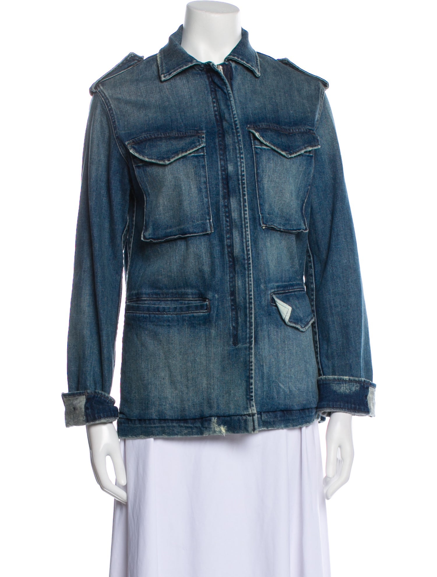 Nili Lotan Denim Jacket - Blue Jackets, Clothing - WN5116058 | The RealReal