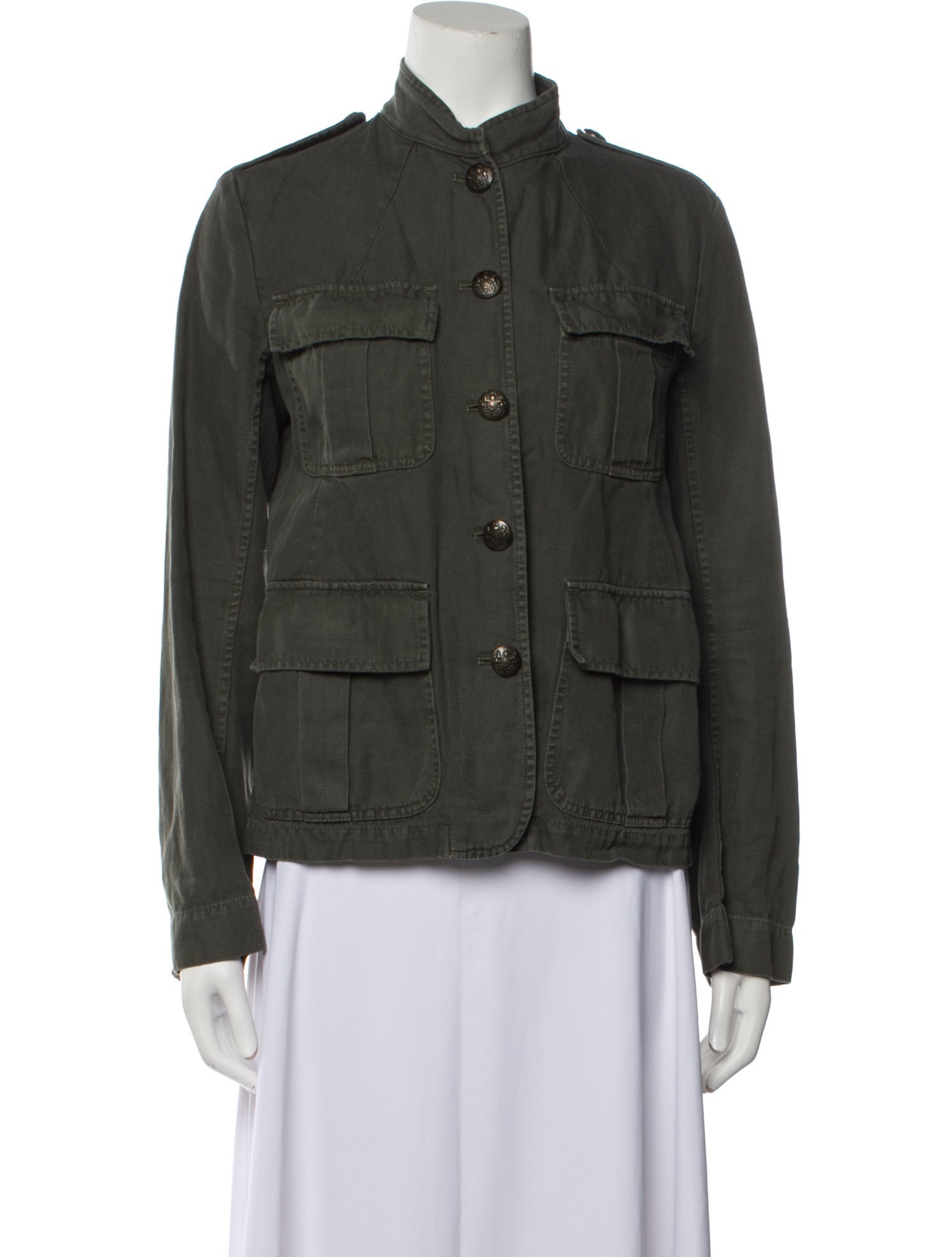 Nili Lotan Utility Jacket - Green Jackets, Clothing - WN5124076 | The ...