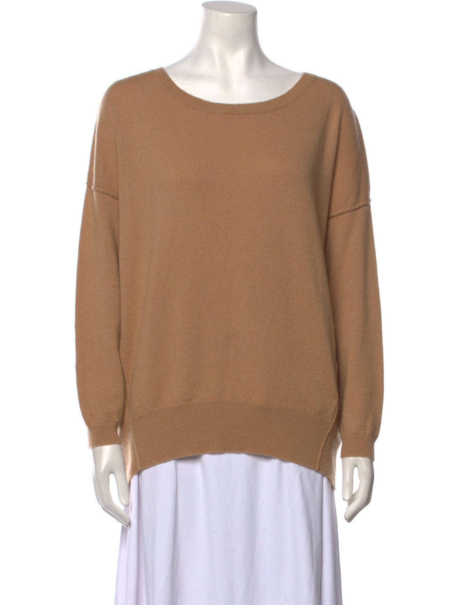 Nili Lotan Cashmere Scoop Neck Sweater - Neutrals Knitwear, Clothing ...