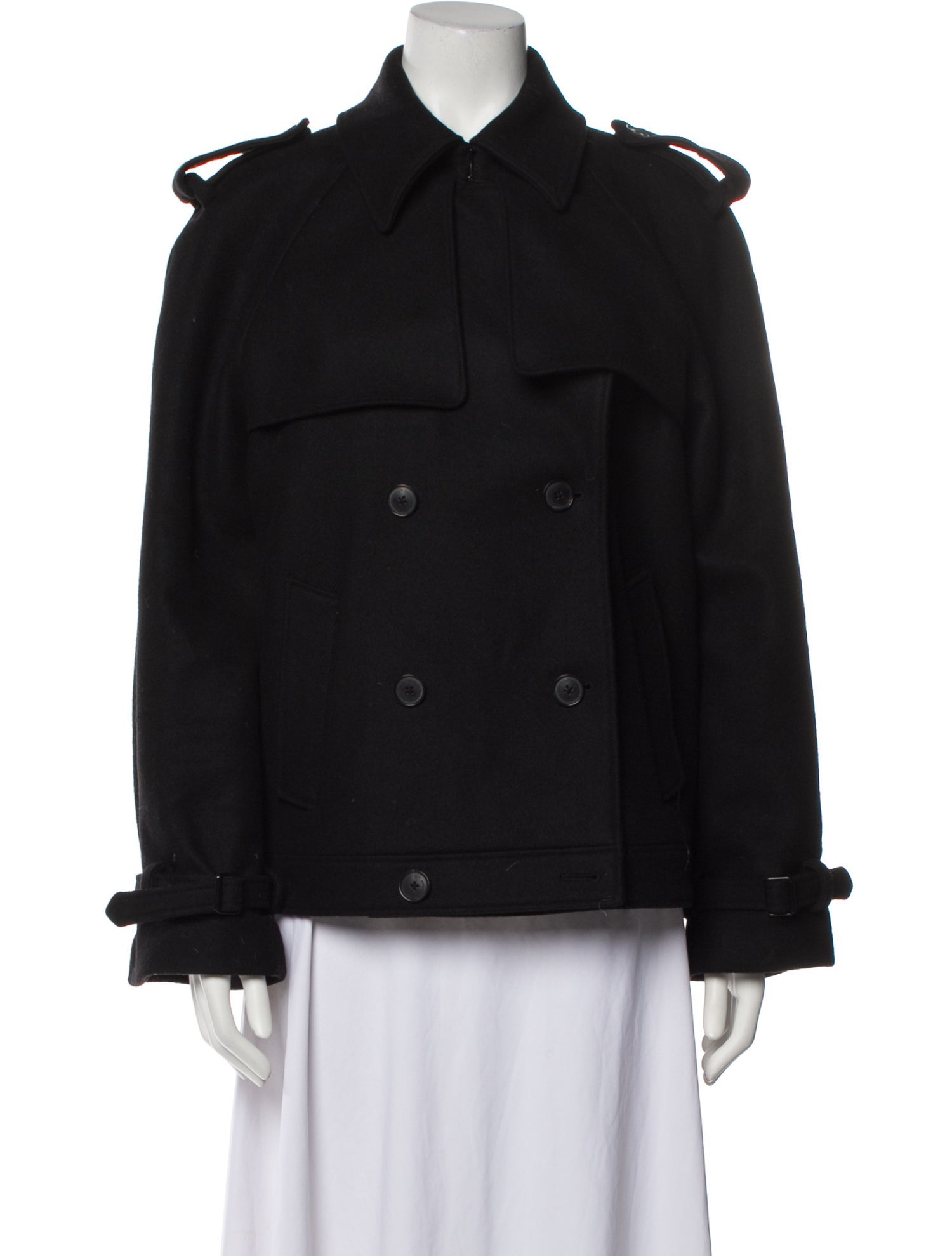 Nili Lotan Virgin Wool Utility Jacket - Black Jackets, Clothing ...