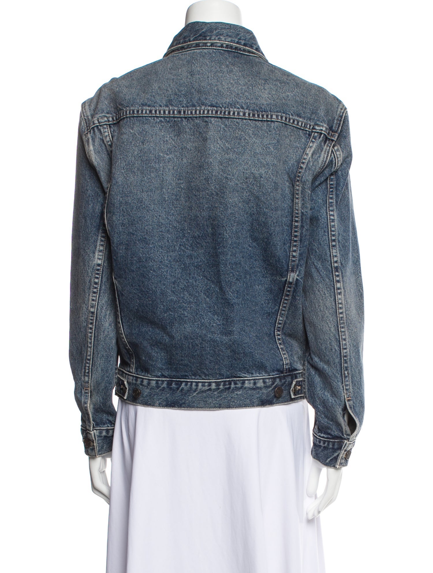 Nili Lotan Denim Jacket w/ Tags - Blue Jackets, Clothing - WN5131918 ...