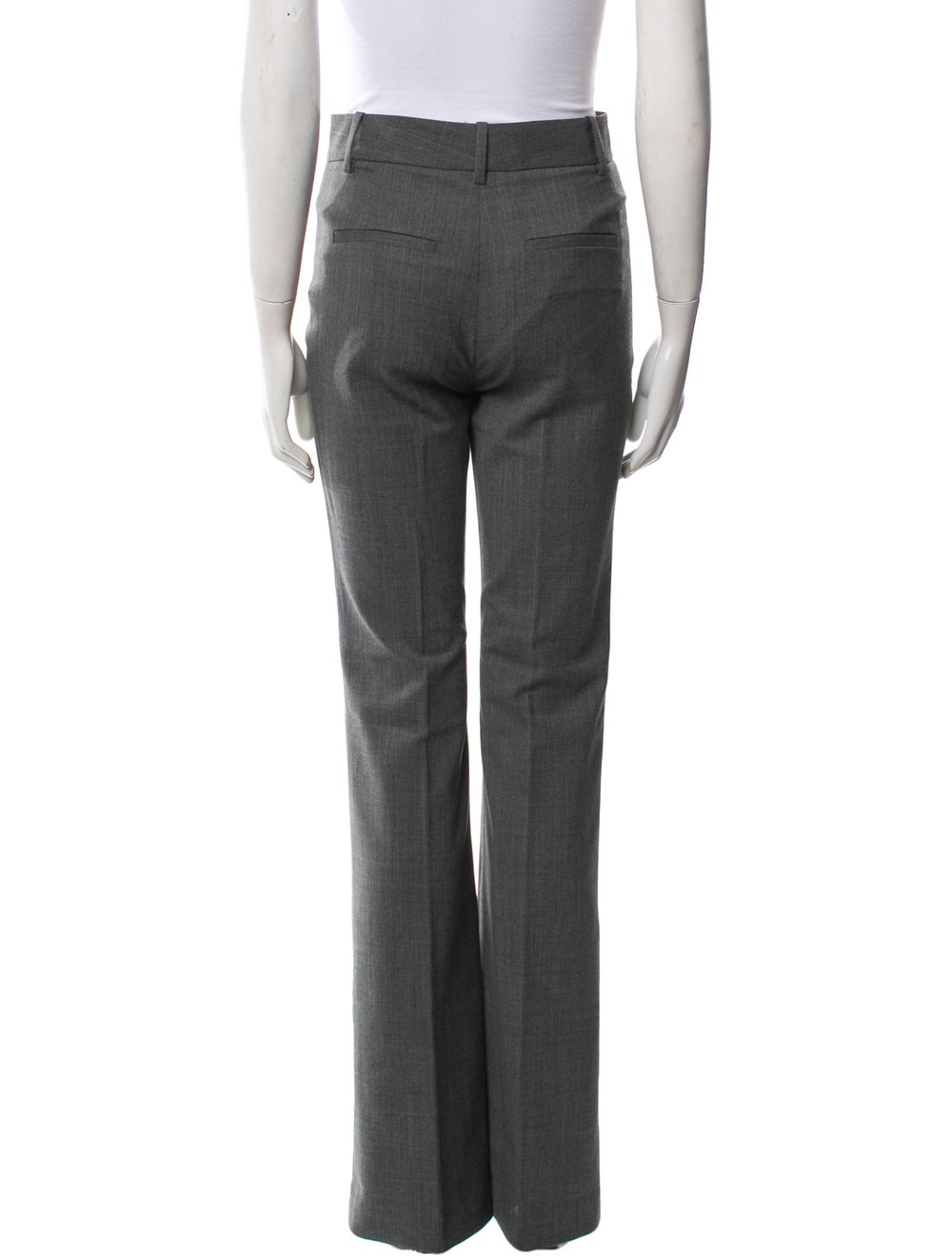 Nili Lotan Wide Leg Pants - Grey, 10.5" Rise Pants, Clothing ...