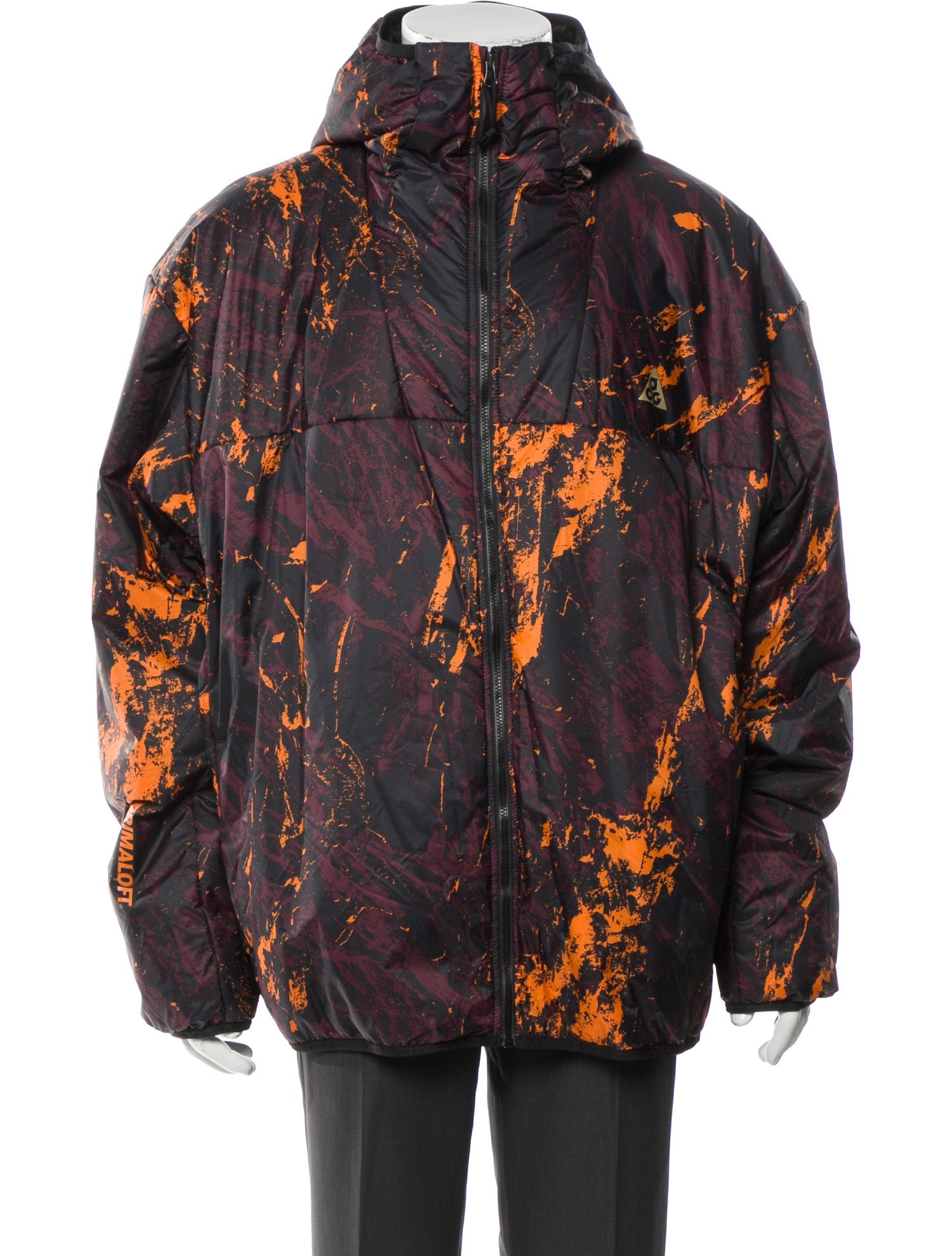 Nike ACG Printed Windbreaker - Black Outerwear, Clothing - WNACG22729 ...