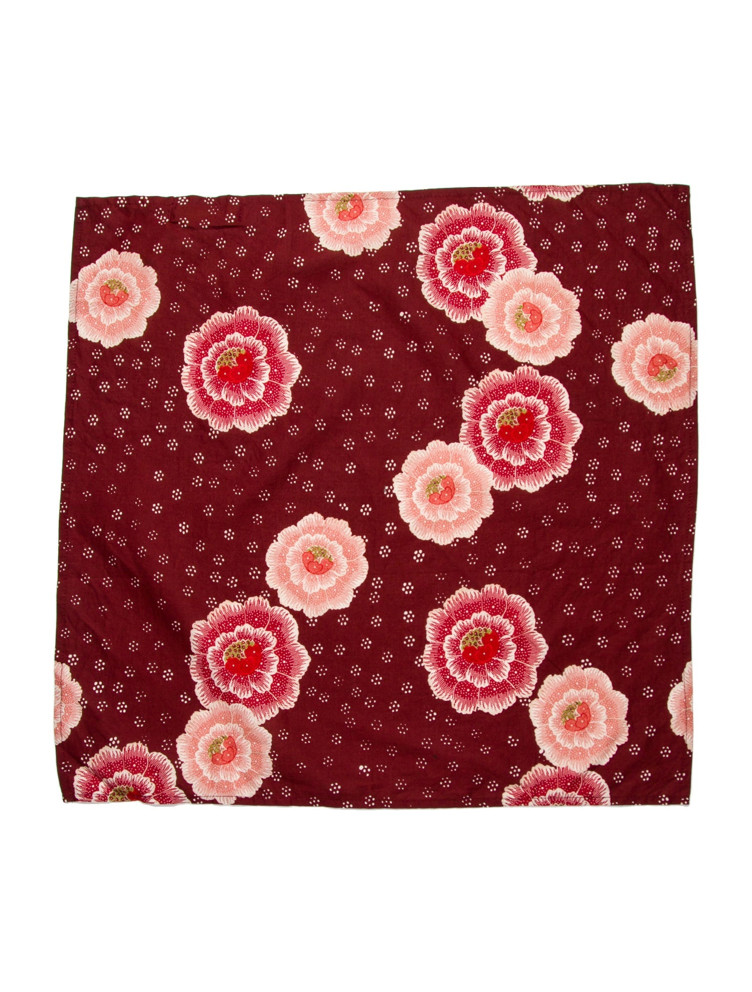 Natalie Martin Printed Scarf - Burgundy Scarves and Shawls, Accessories ...