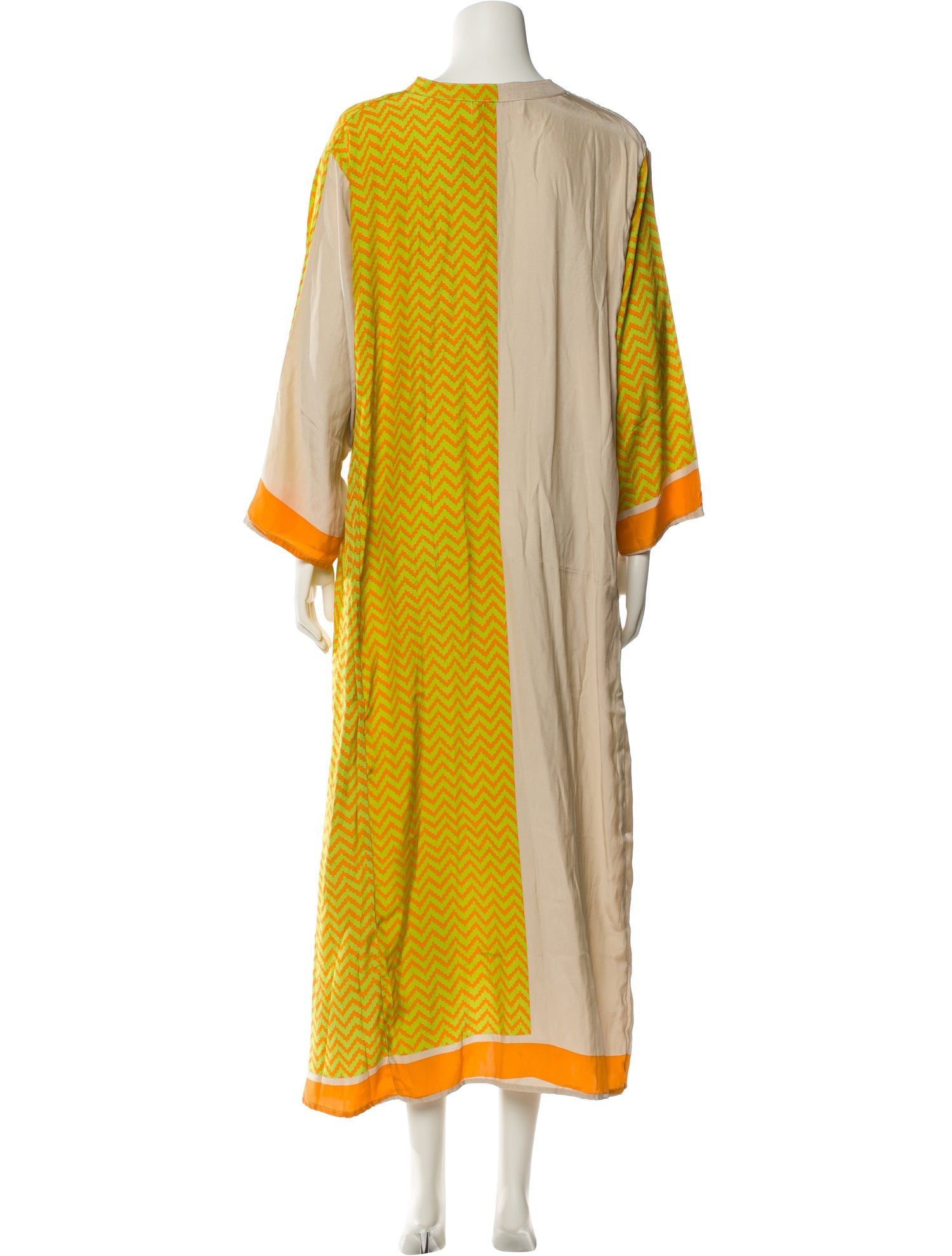 Natalie Martin Silk Long Dress - Green Dresses, Clothing - WNATM38678 ...