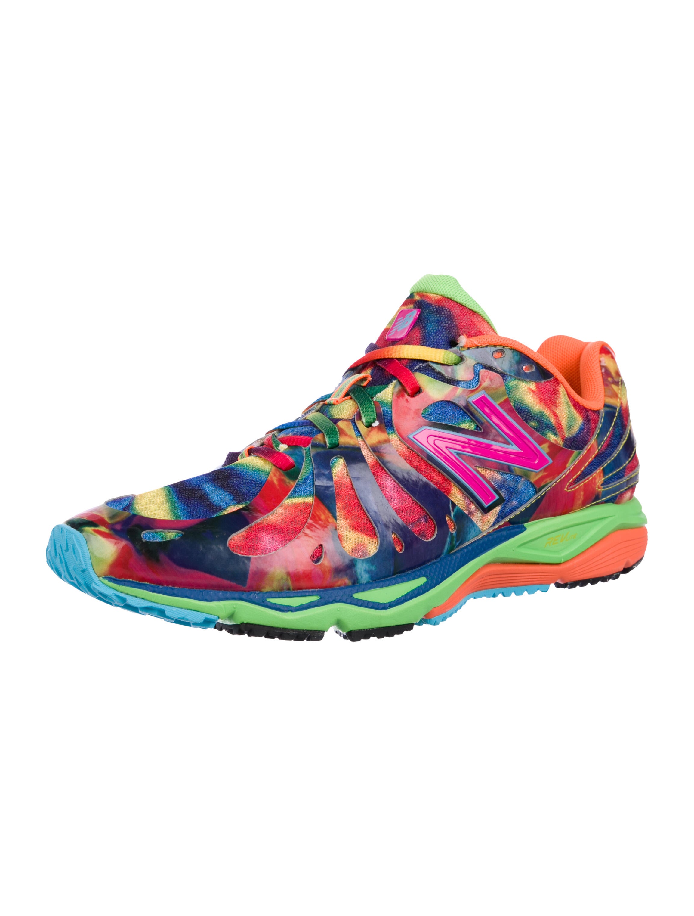 New Balance Rainbow Running Sneakers - Black Sneakers, Shoes ...