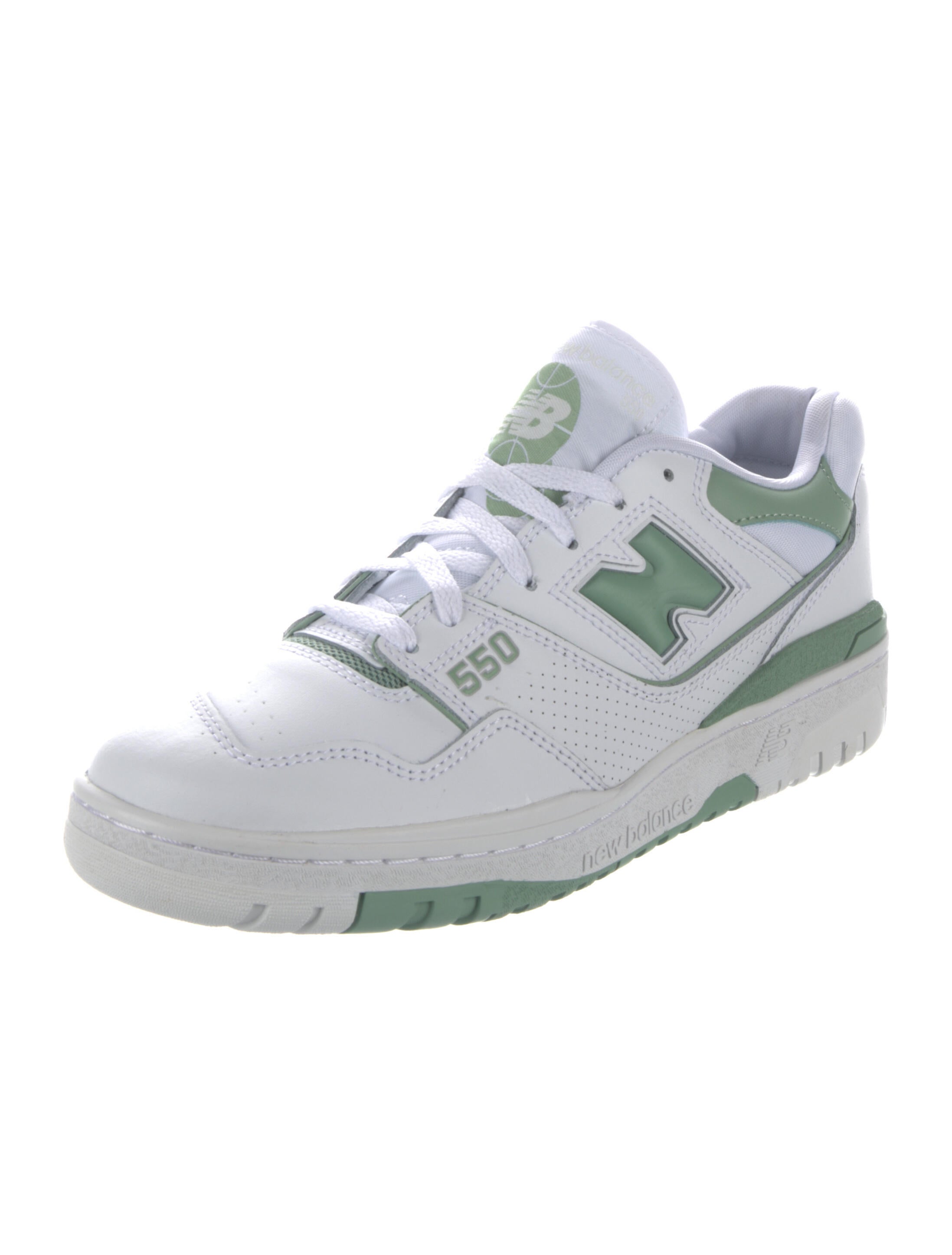 New Balance 550 White Mint Green Sneakers - Green Sneakers, Shoes ...