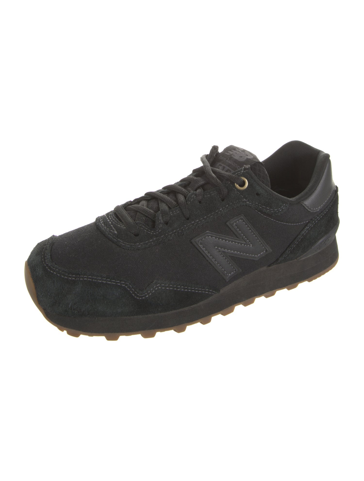 New Balance Suede Athletic Sneakers - Black Sneakers, Shoes ...