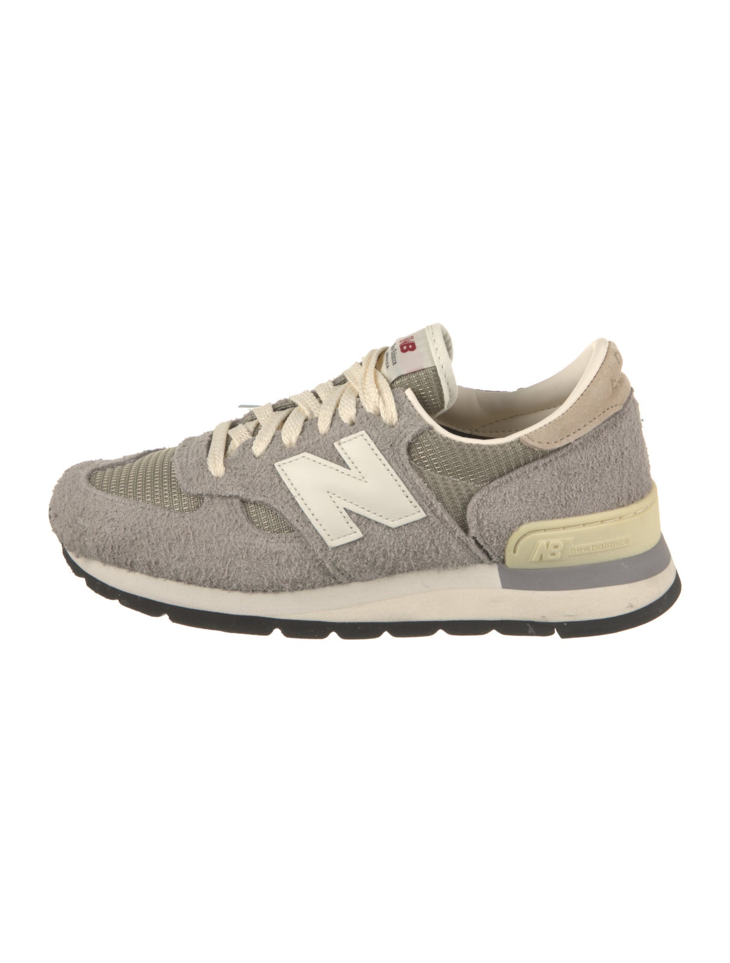 New Balance Suede Colorblock Pattern Sneakers - Grey Sneakers, Shoes ...