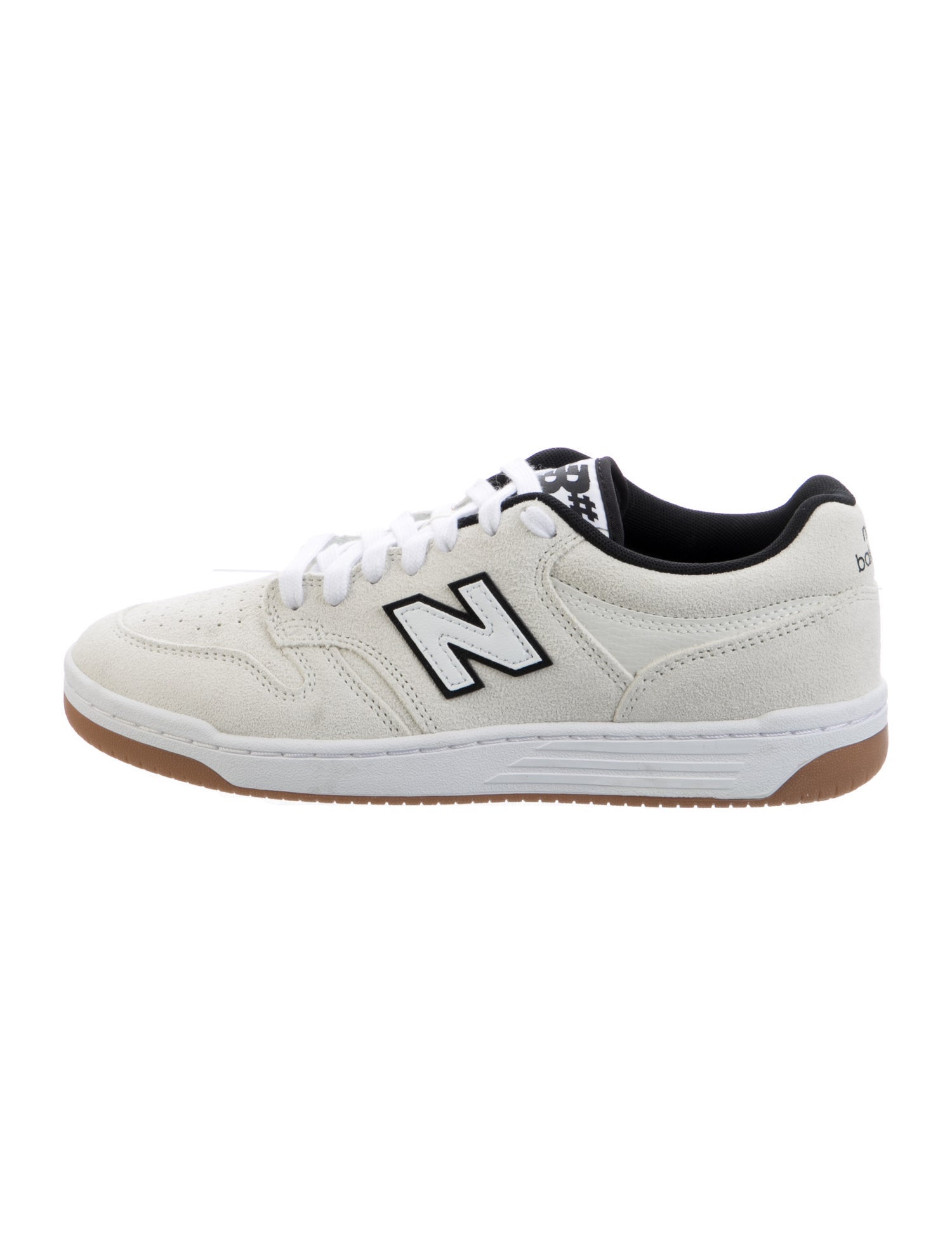 New Balance Suede Athletic Sneakers - White Sneakers, Shoes ...