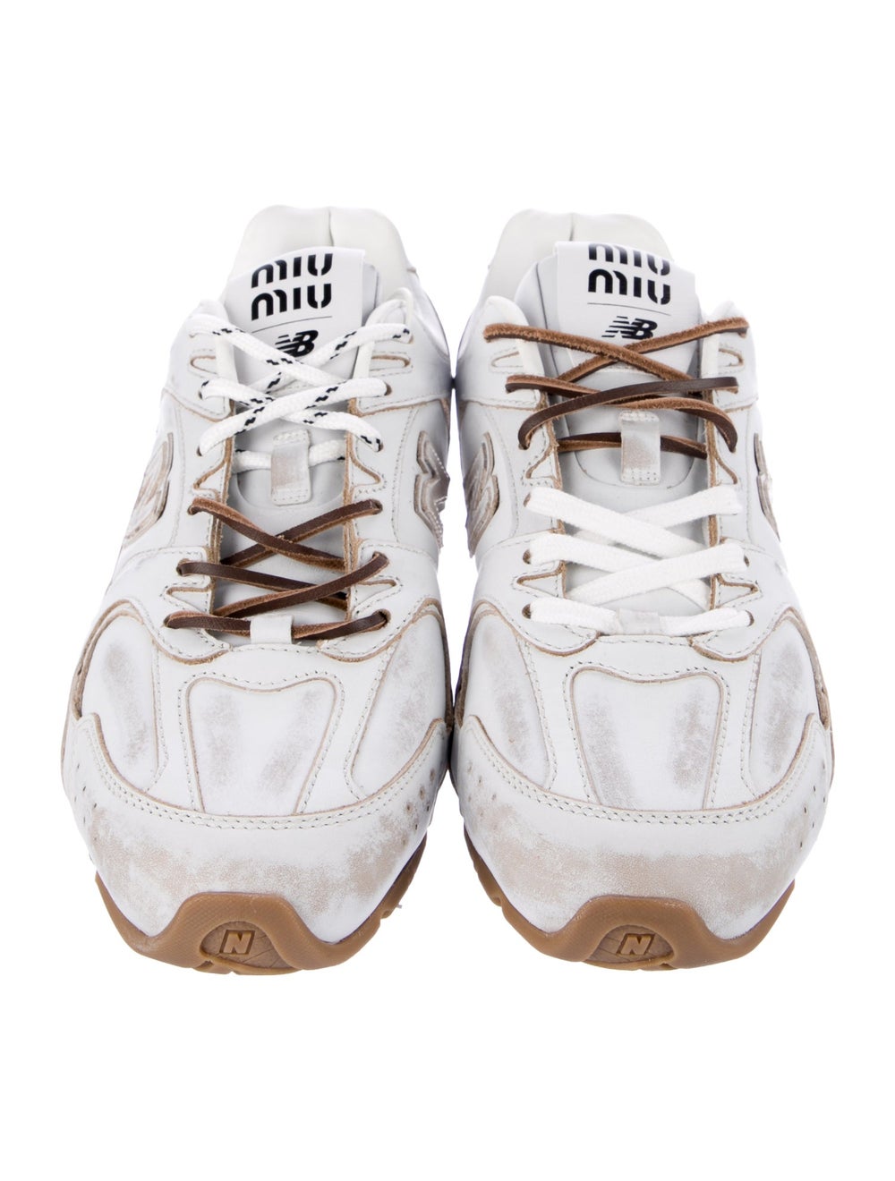 New Balance x Miu Miu 530 SL Miu Miu White Gum (Women's) Athletic Sneakers - Burgundy Sneakers ...