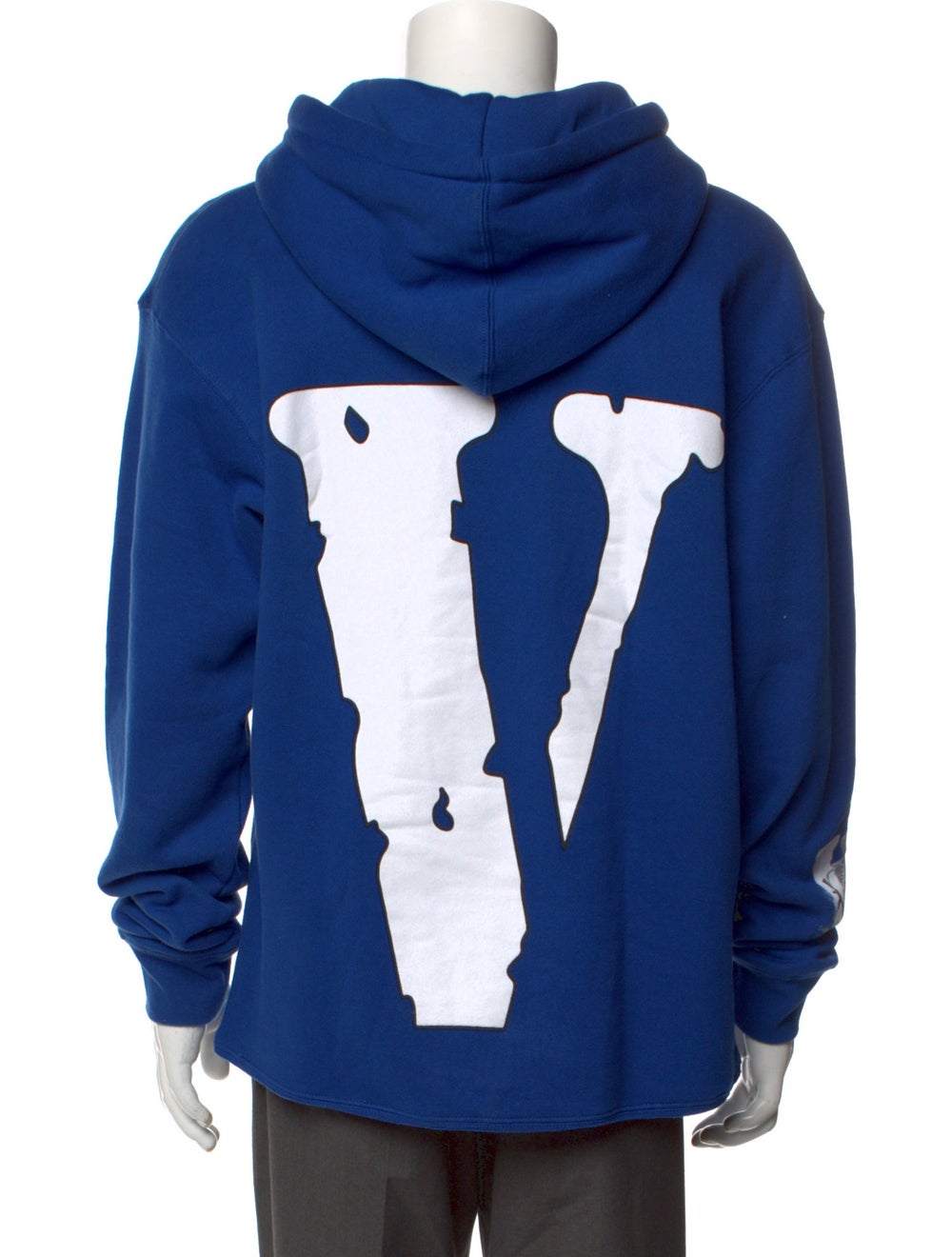 NBA Youngboy x VLONE Graphic Print Crew Neck Hoodie - Blue Sweatshirts ...