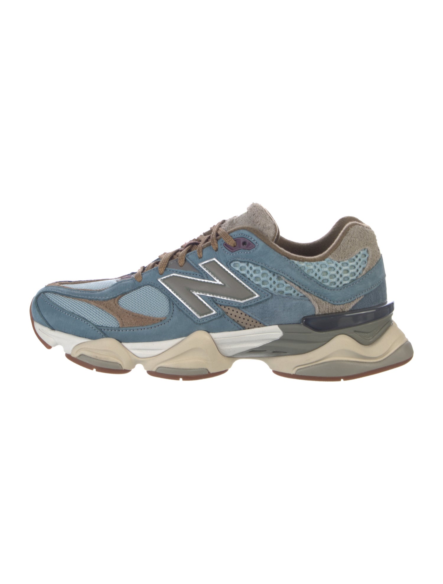 New Balance x Bodega Suede Colorblock Pattern Athletic Sneakers - Blue ...
