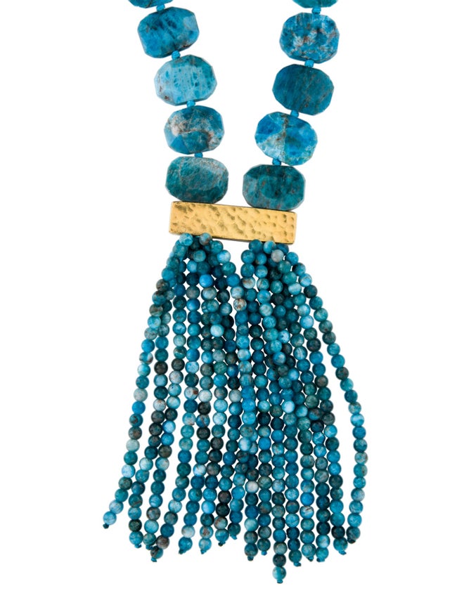 Tom Binns Crystal and Bead Collar Necklace - Silver-Tone Metal Collar ...