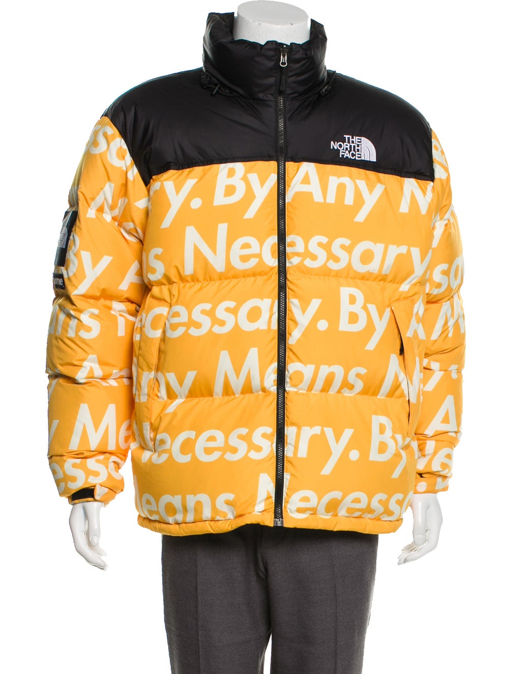 The North Face x Supreme By Any Means Necessary Nuptse Jacket - Yellow ...