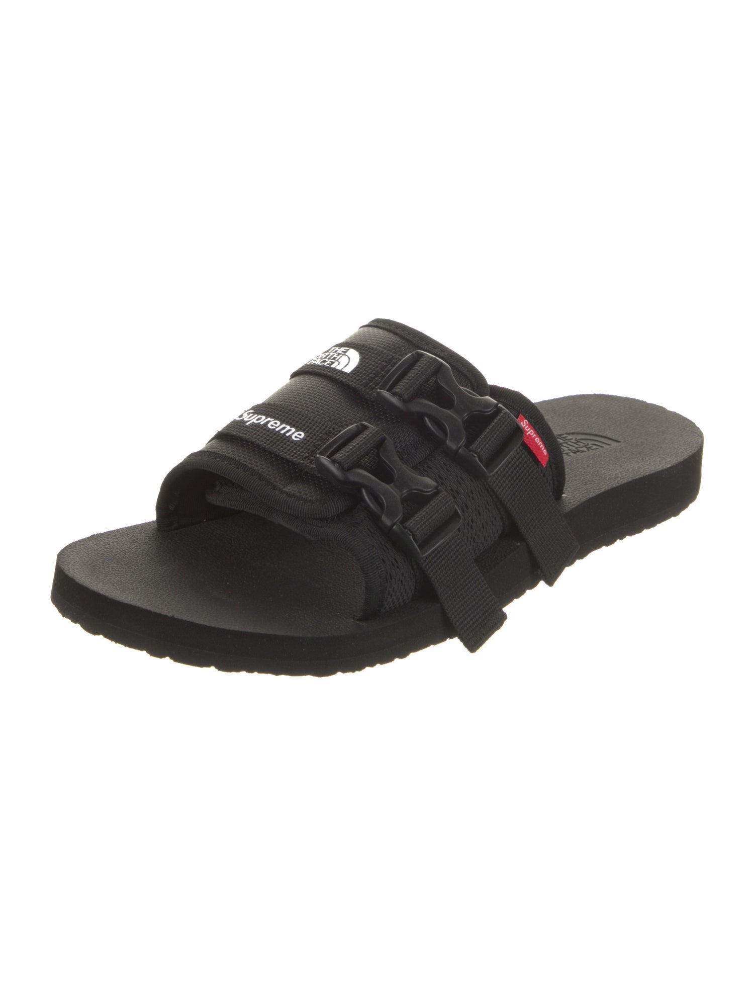 The North Face x Supreme 2022 Slides - Black Sandals, Shoes ...