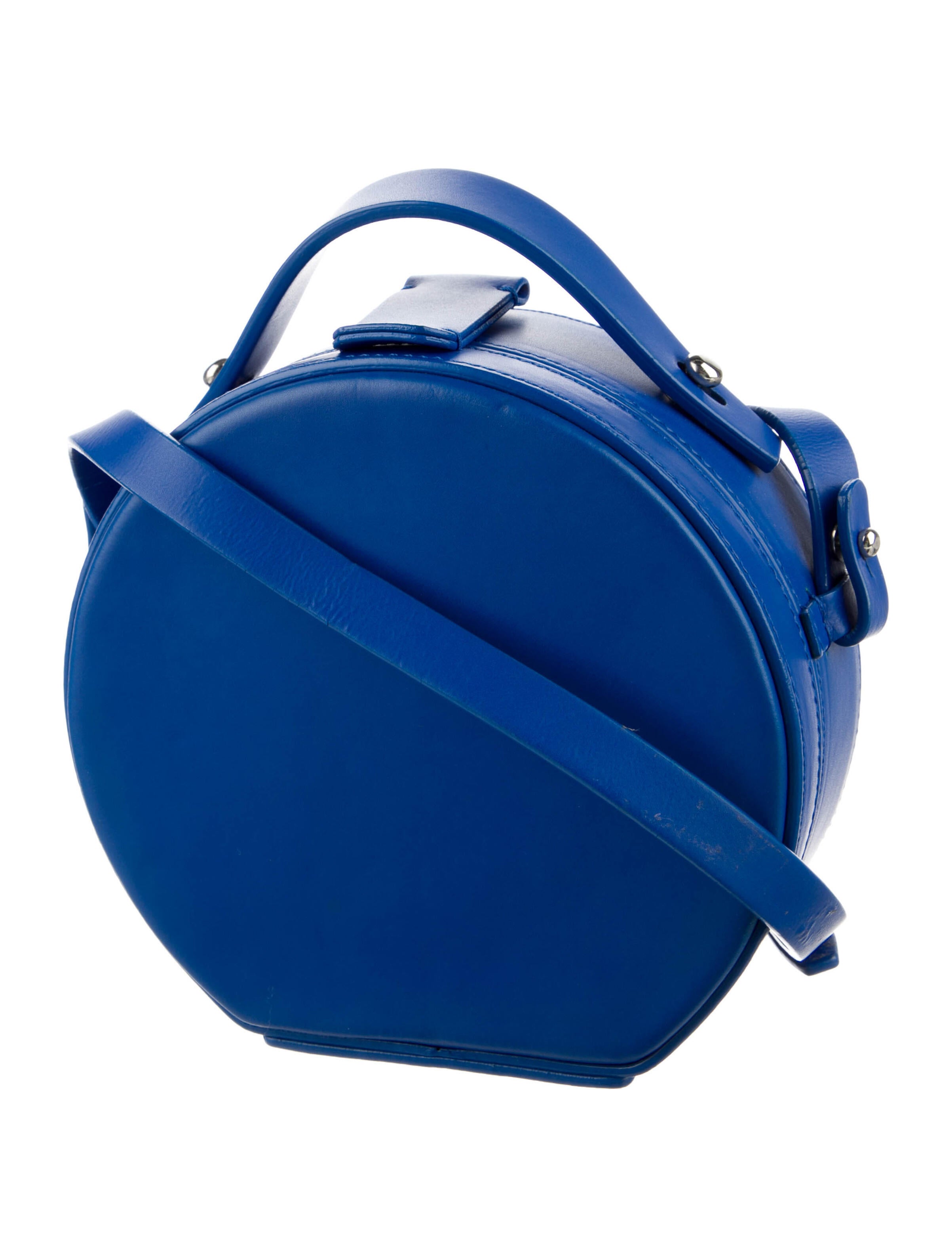 Nico Giani Smooth Leather Crossbody Bag - Blue Crossbody Bags, Handbags ...