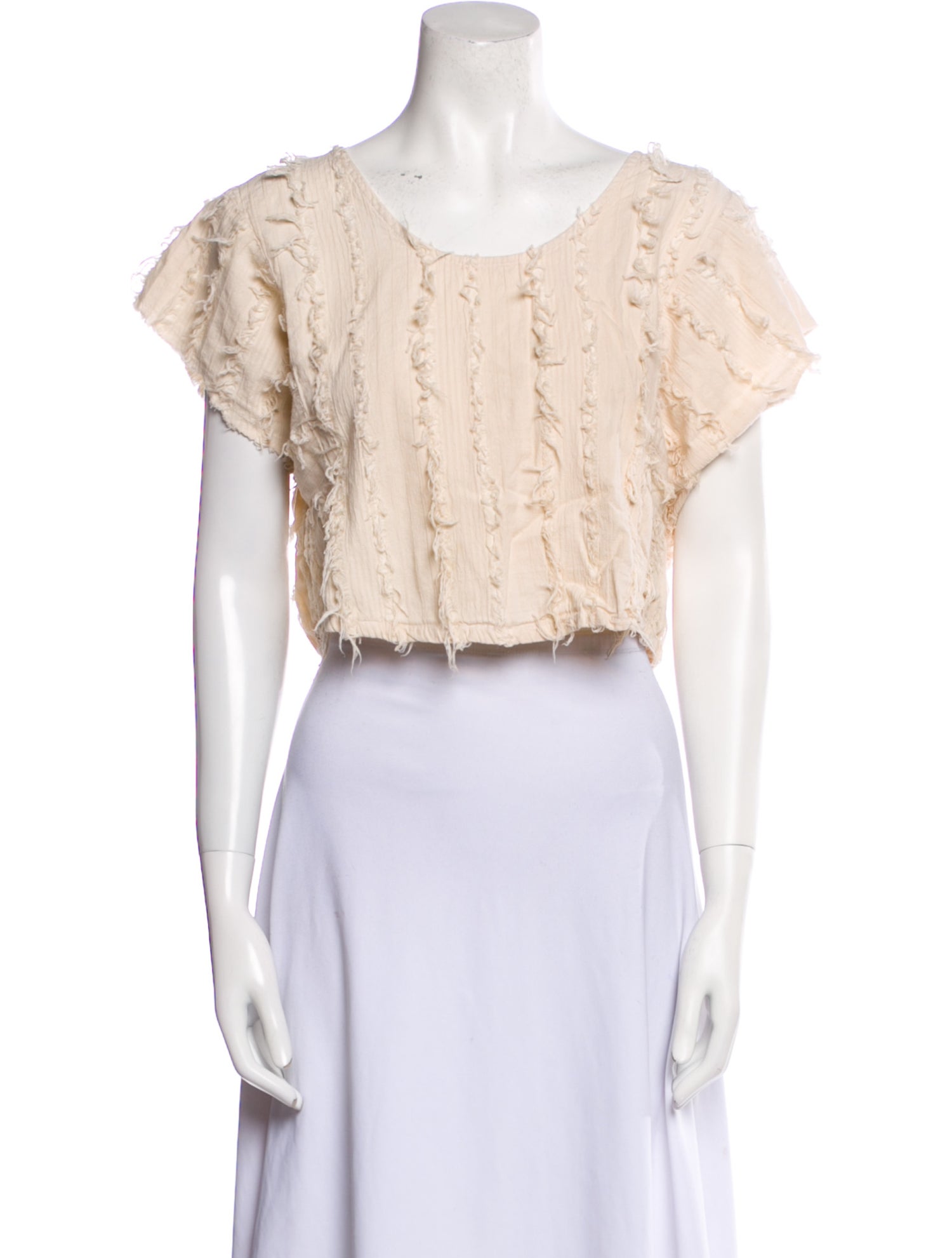 Lisa Maree Square Neckline Short Sleeve Crop Top - Pink Tops, Clothing ...