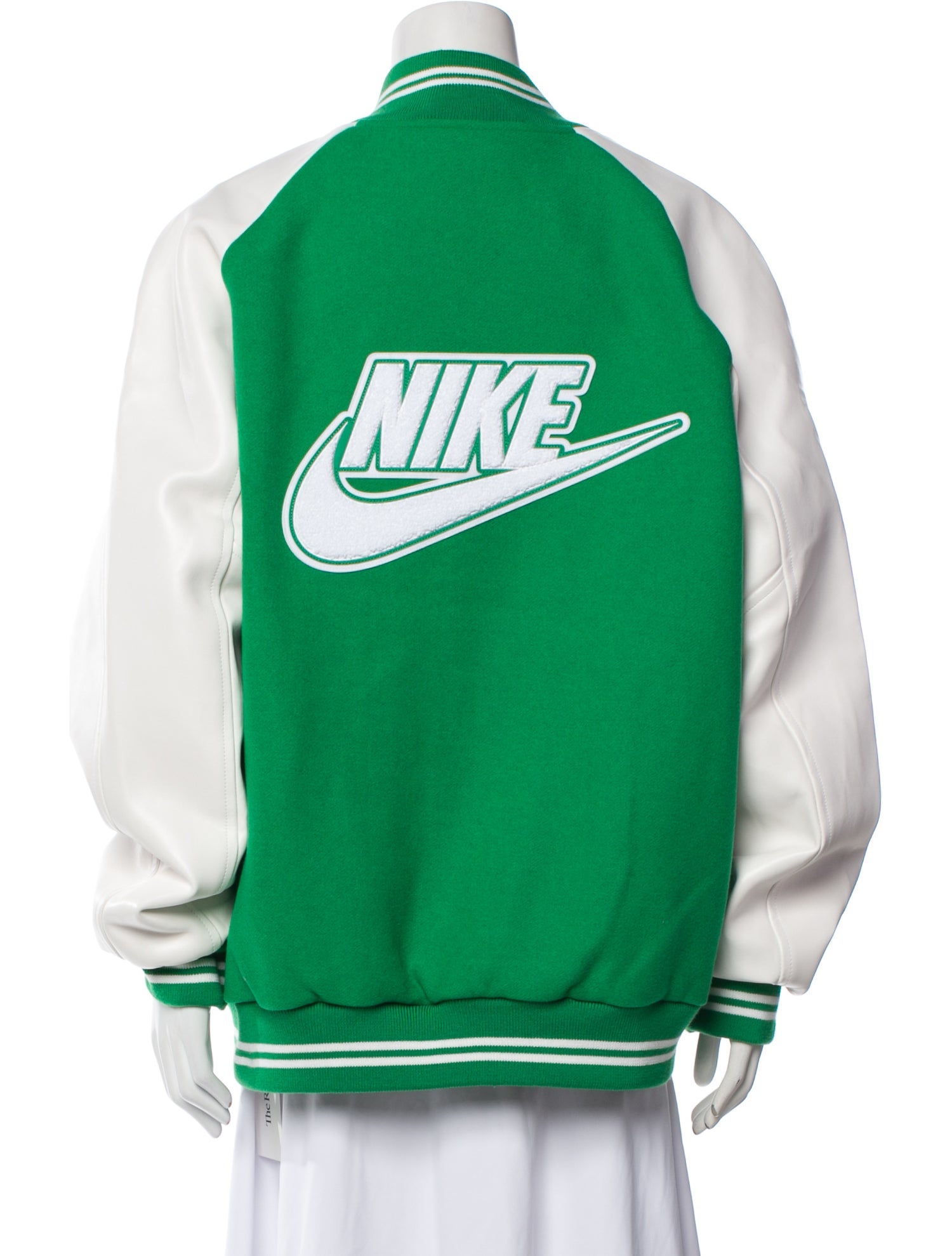 Nike x Nigo NRG Wool Bomber Jacket - Green Jackets, Clothing ...