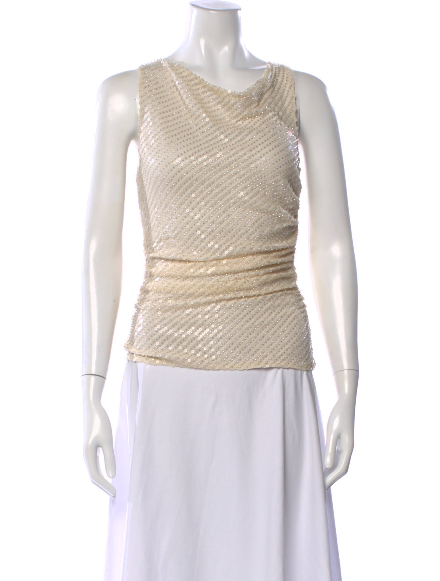 NILS Cowl Neck Sleeveless Top w/ Tags - Neutrals Tops, Clothing ...
