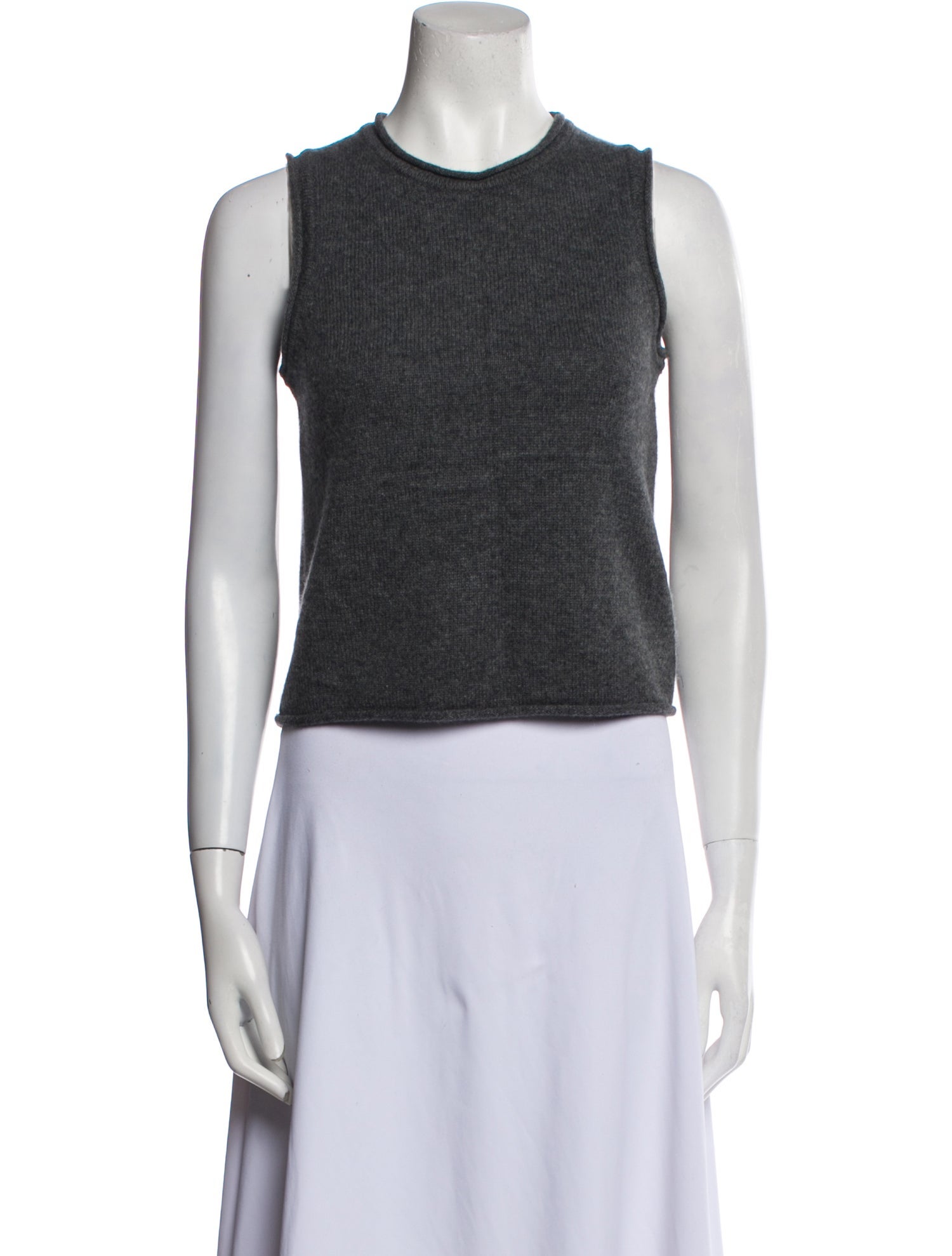 Naked Cashmere Cashmere Crew Neck Crop Top - Black Tops, Clothing ...
