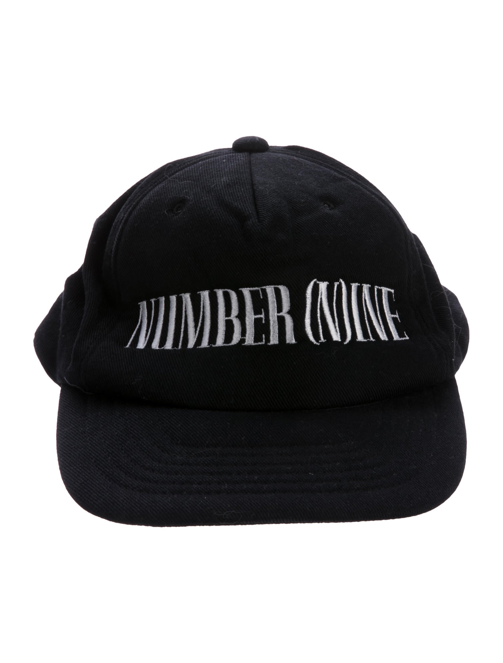 Number (N)ine Logo-Embroidered Snapback Hat - Black Hats, Accessories ...