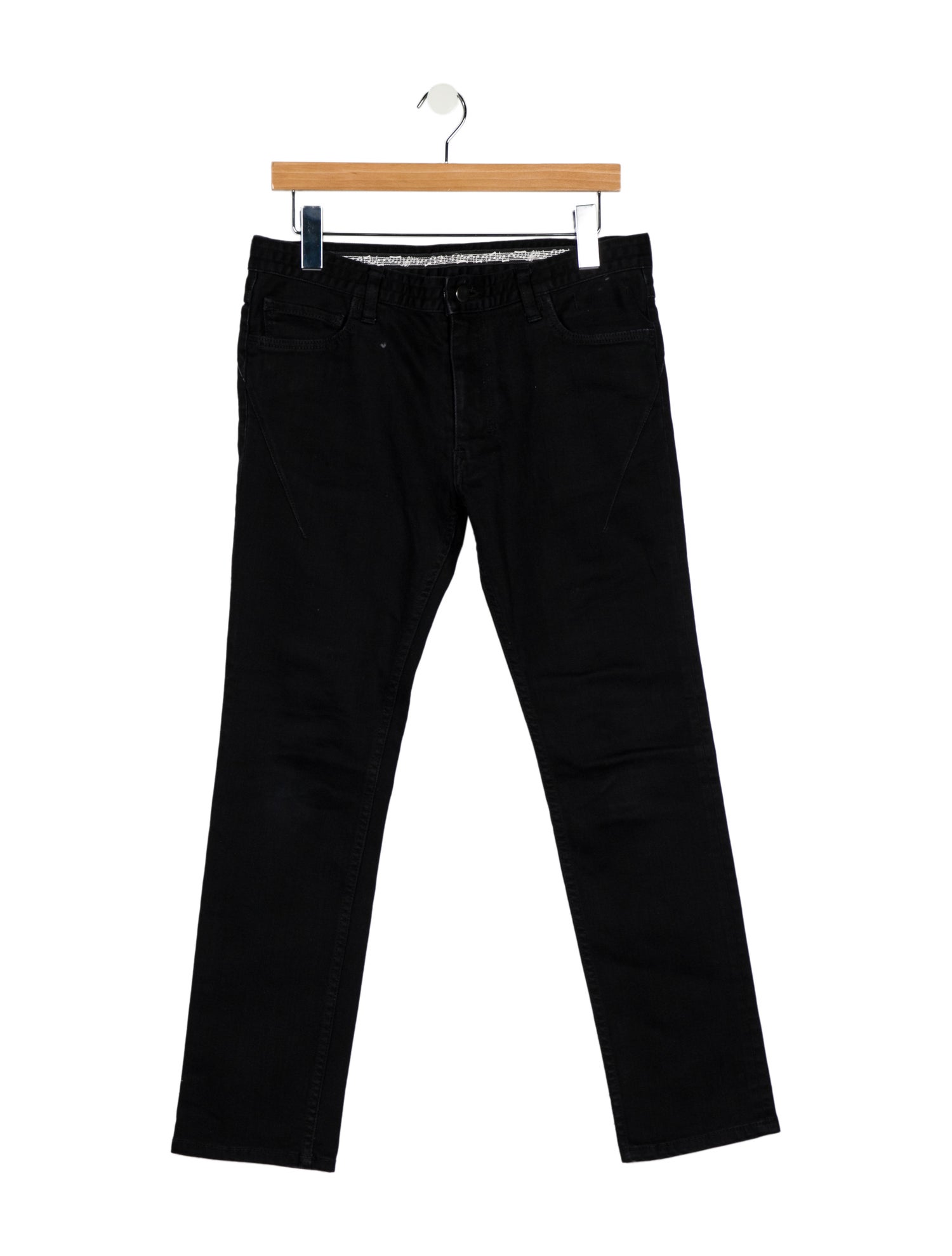 Number (N)ine Skinny Jeans - 9.75" Rise, Black Jeans, Clothing ...