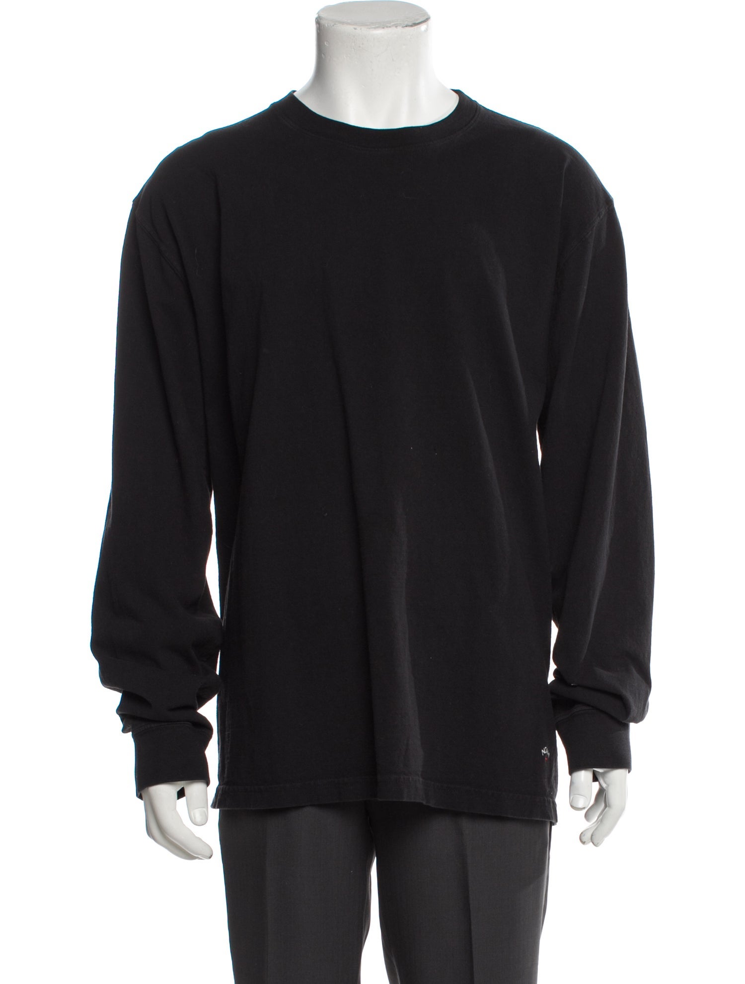 Noah Crew Neck Long Sleeve T-Shirt - Black T-Shirts, Clothing ...