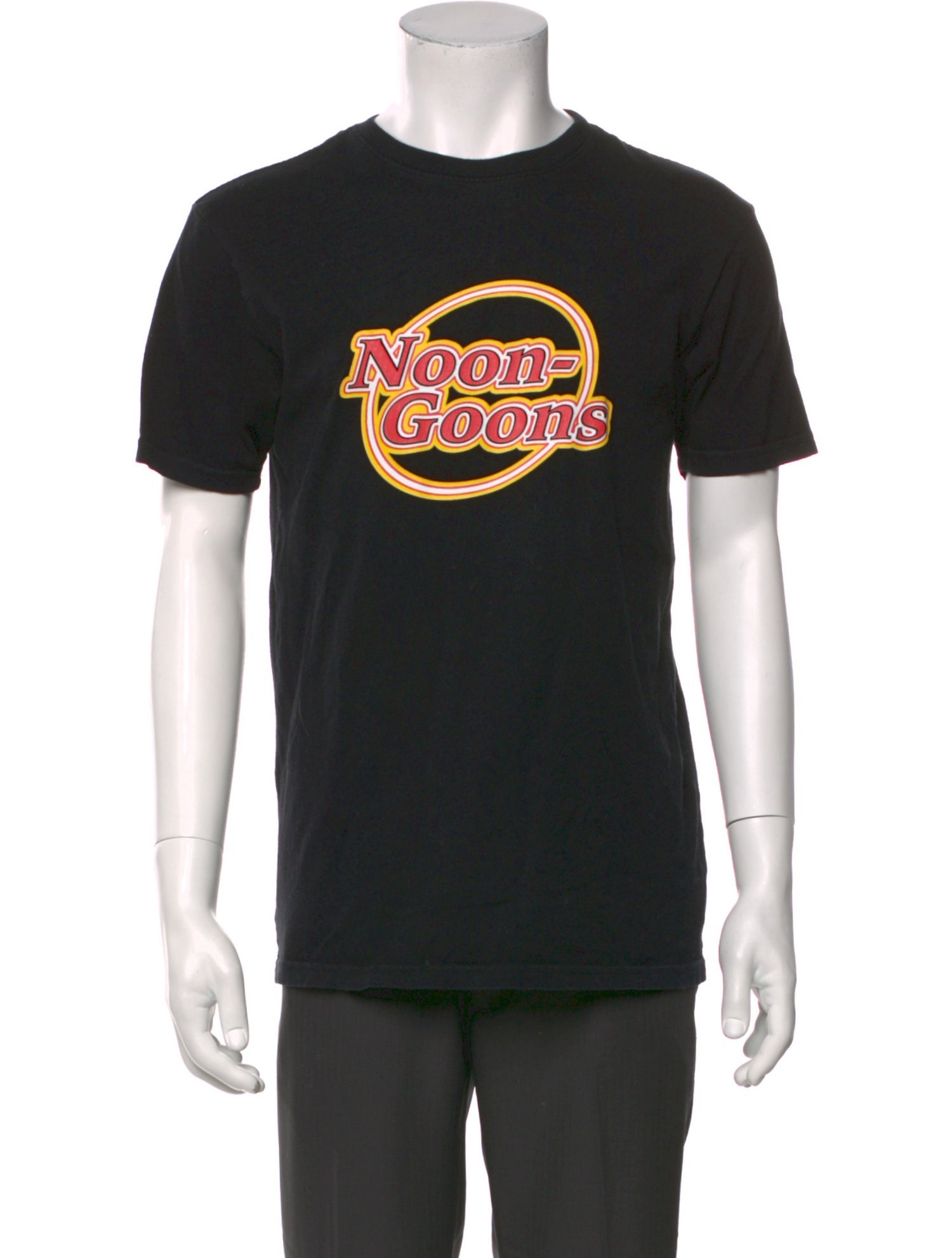 Noon Goons Graphic Print Crew Neck T-Shirt - Black T-Shirts, Clothing ...