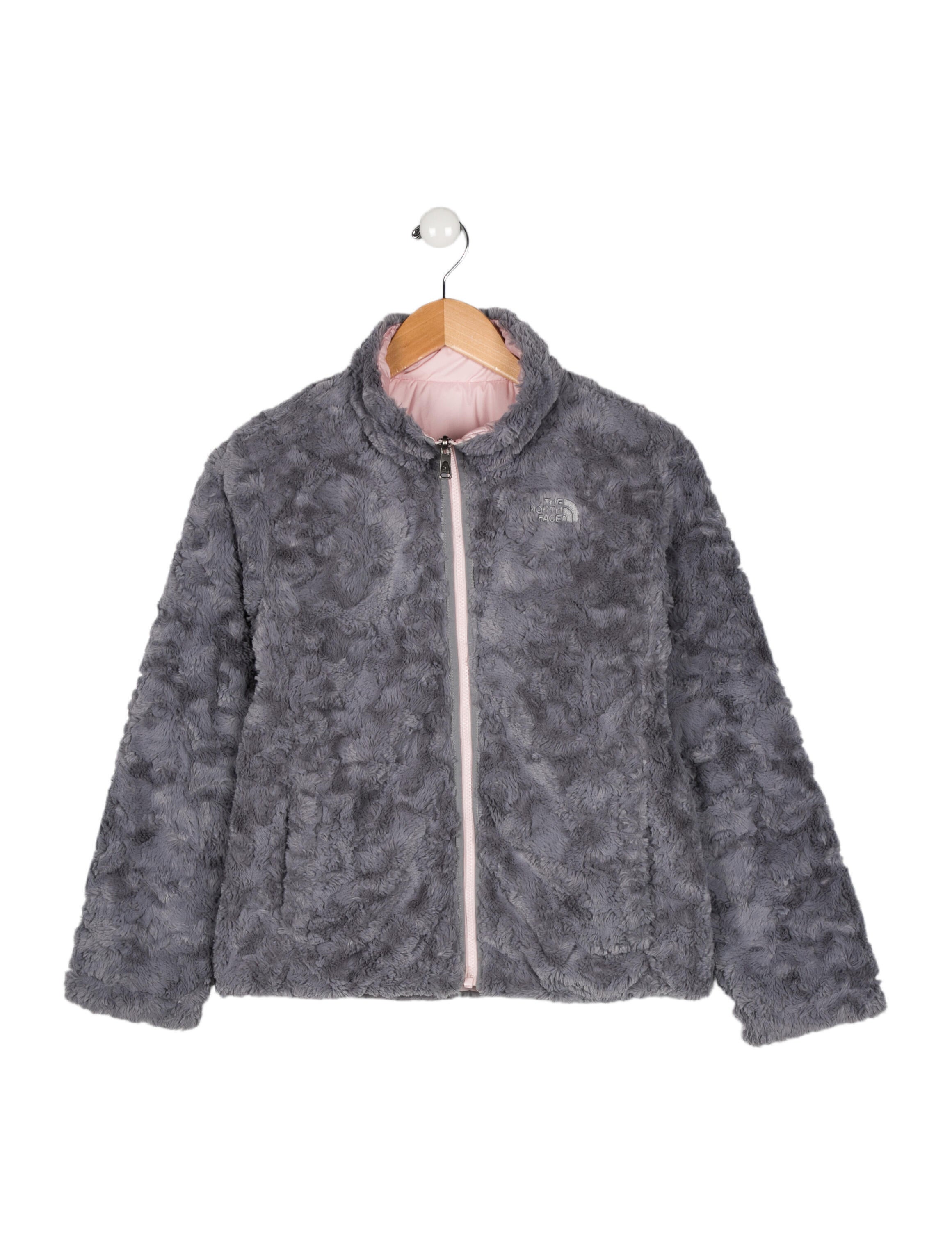 The North Face Girls' Reversable Puffer Jacket - Grey Sizes 7-16, Girls ...