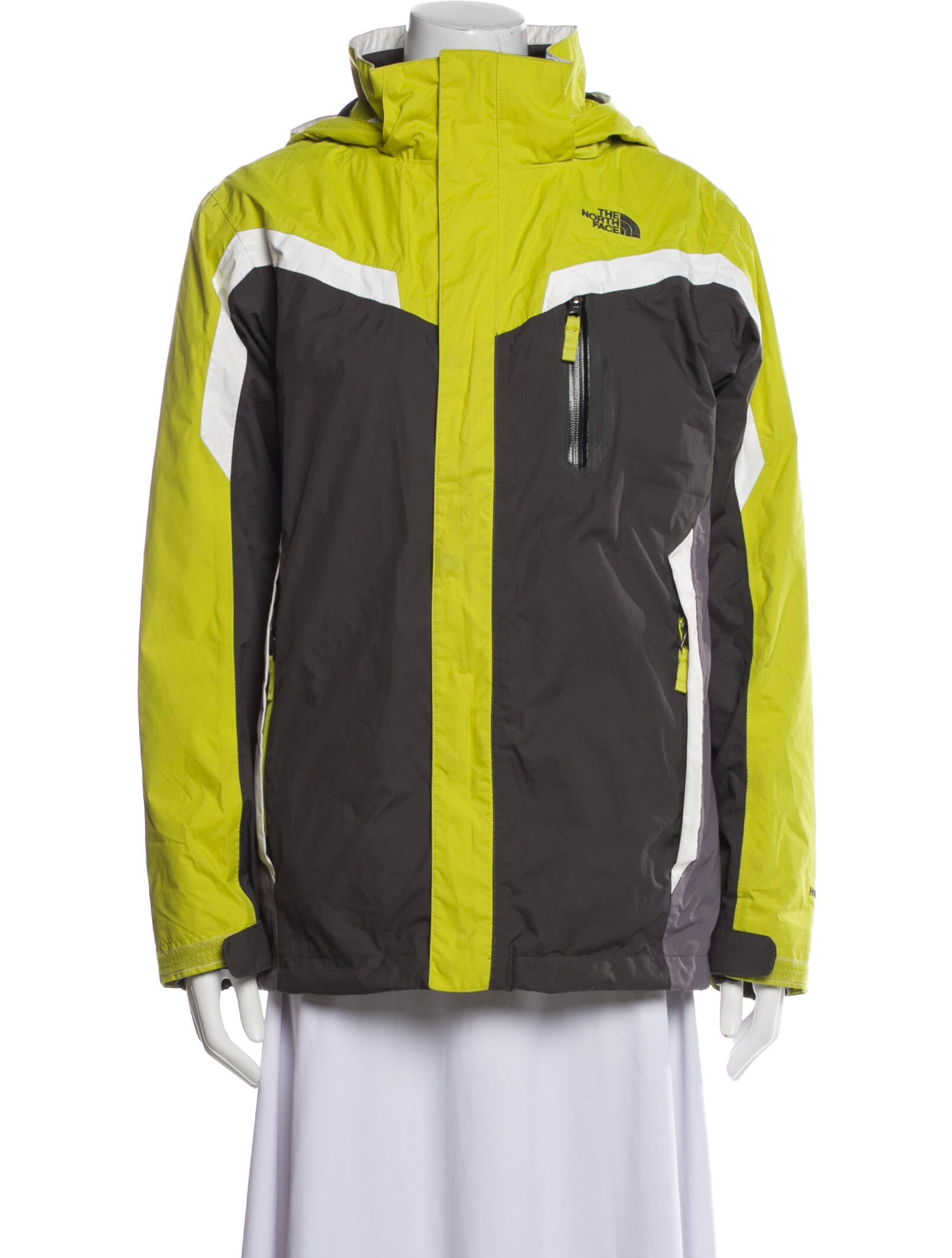 The North Face Colorblock Pattern Performance Jacket - Green Jackets ...