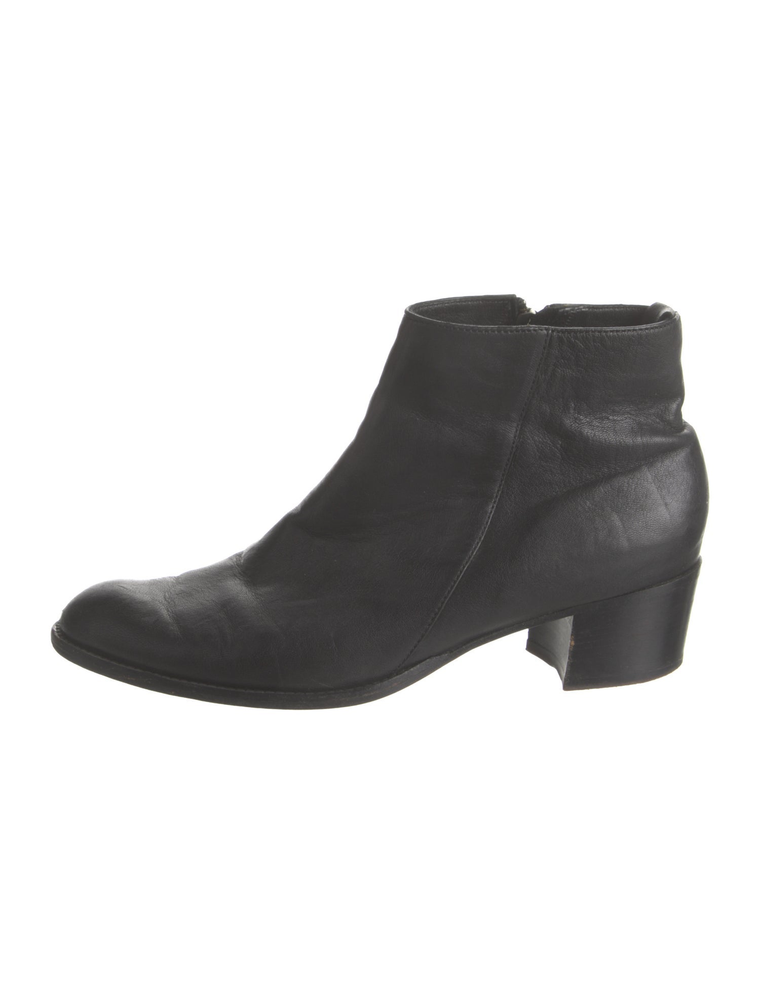Modern Vice Leather Boots - Black Boots, Shoes - WNR20210 | The RealReal