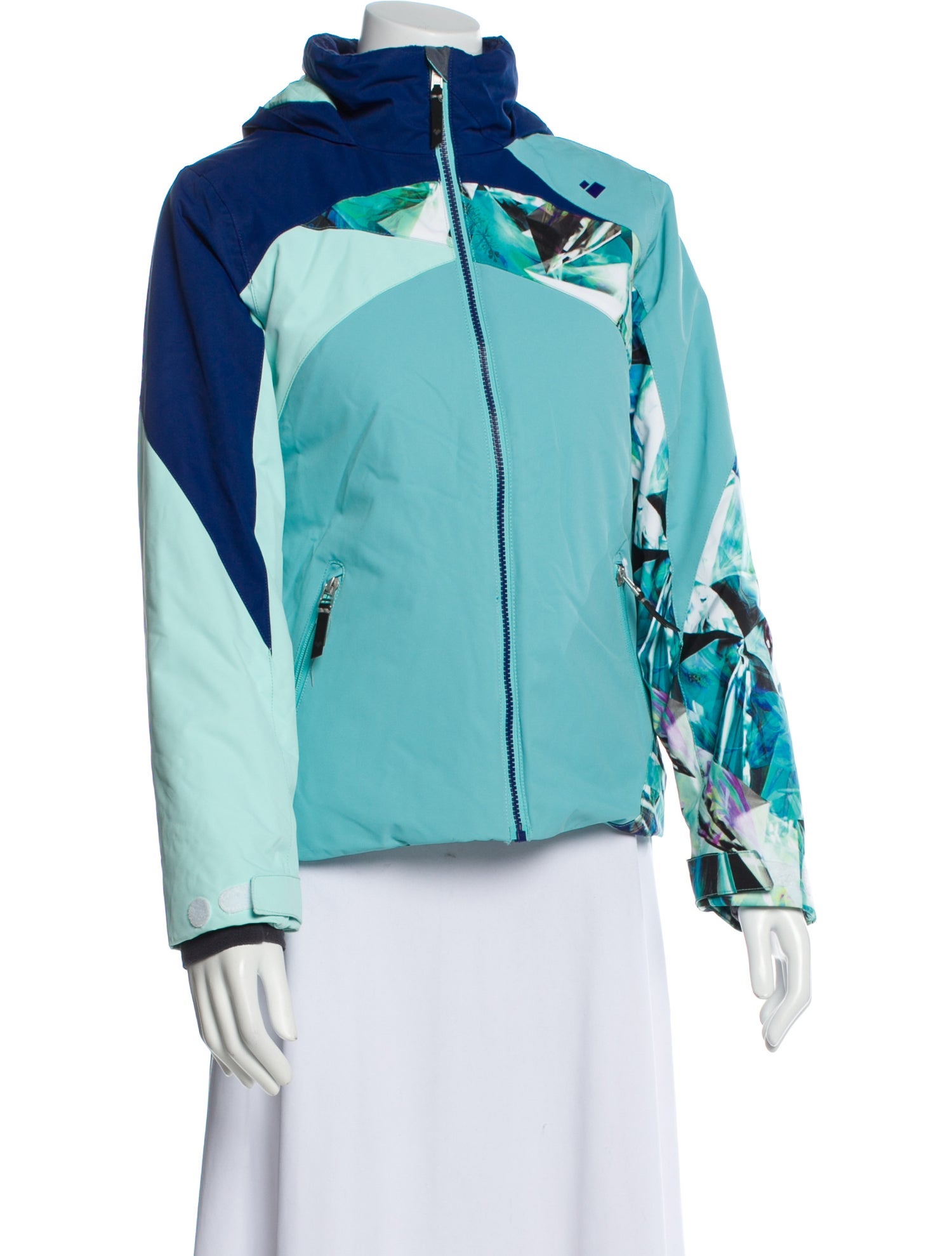 Obermeyer Printed Performance Jacket w/ Tags - Blue Jackets, Clothing ...
