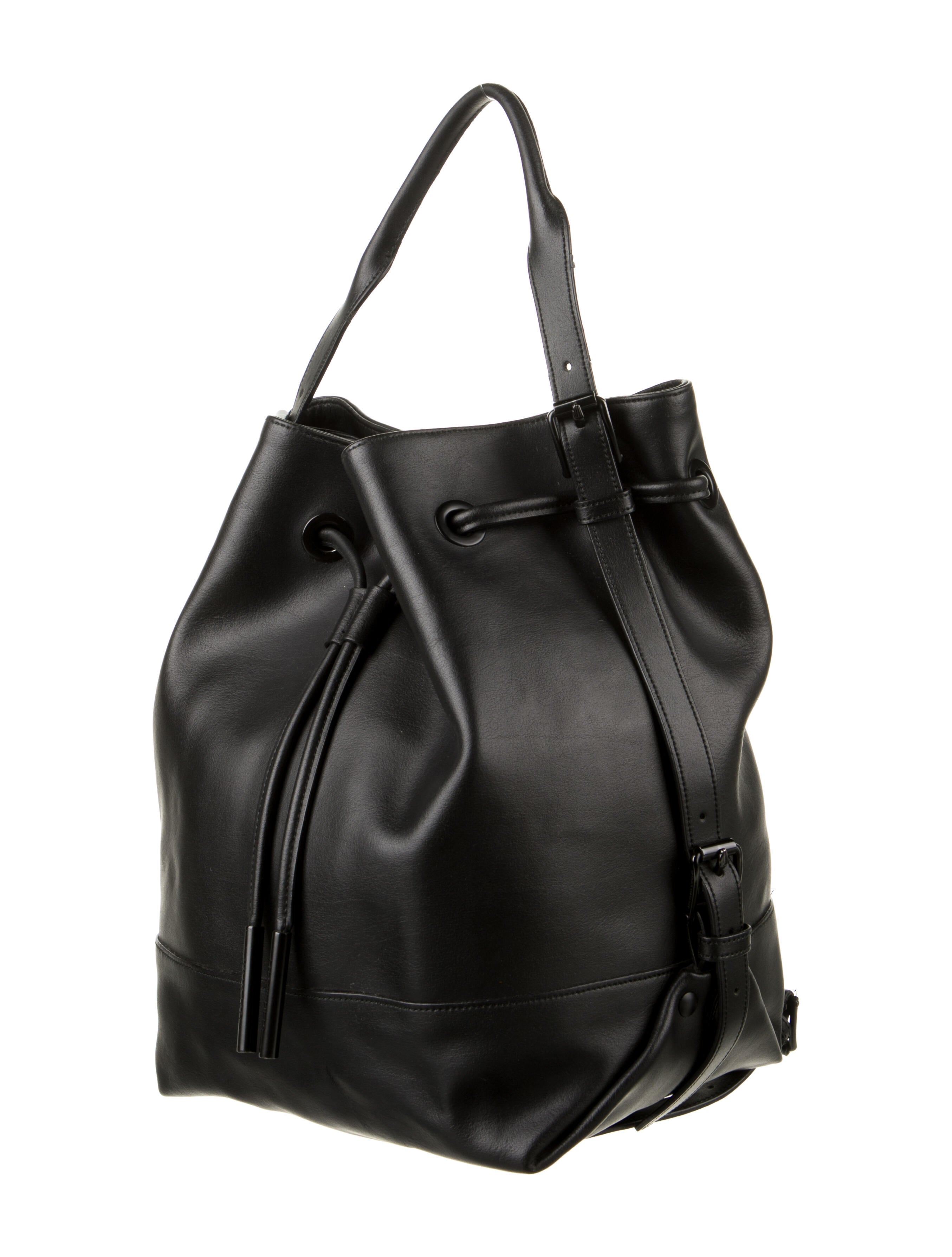 Opening Ceremony Leather Backpack - Black Backpacks, Handbags ...