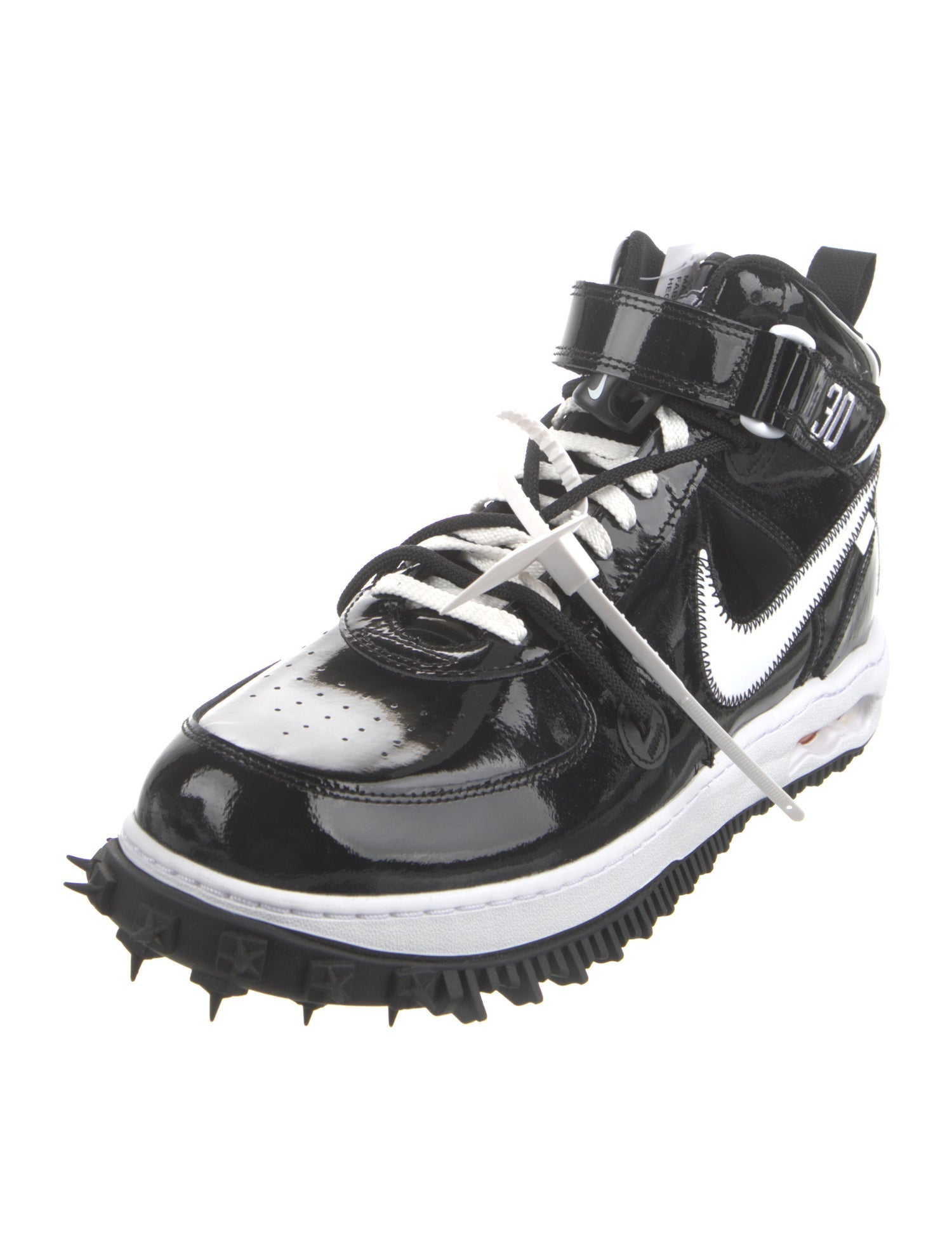 Off-White x Nike Air Force 1 Mid SP Leather 'Sheed' Sneakers w/ Tags ...