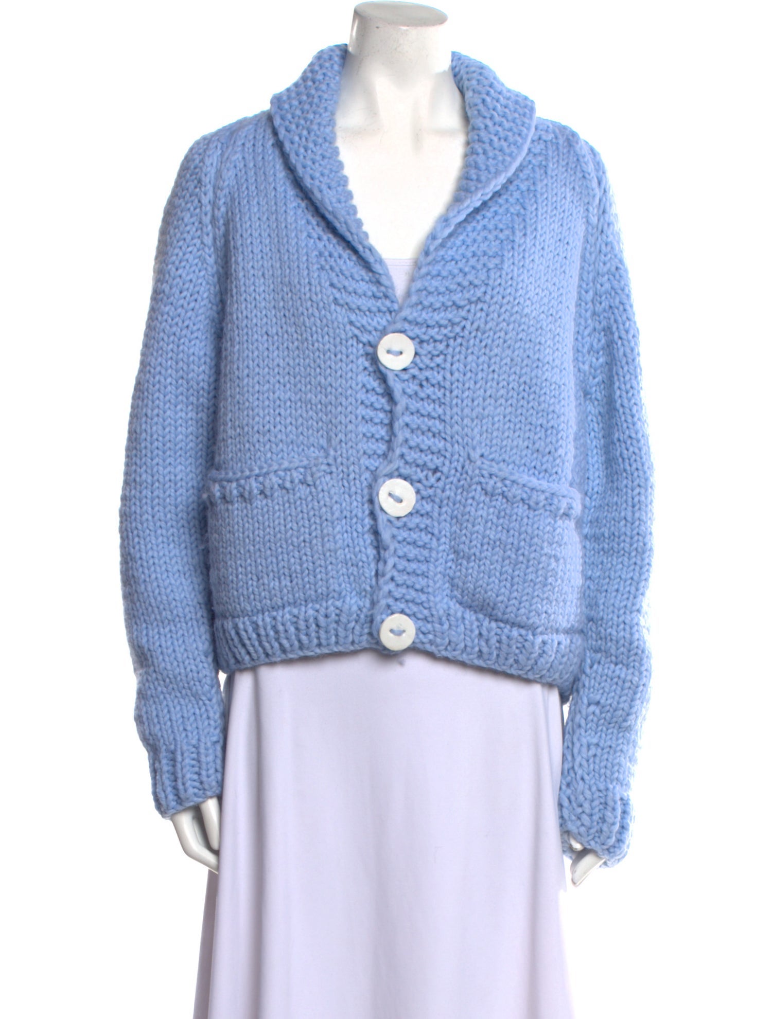 GOGO Sweater - Blue Knitwear, Clothing - WOGGO20058 | The RealReal