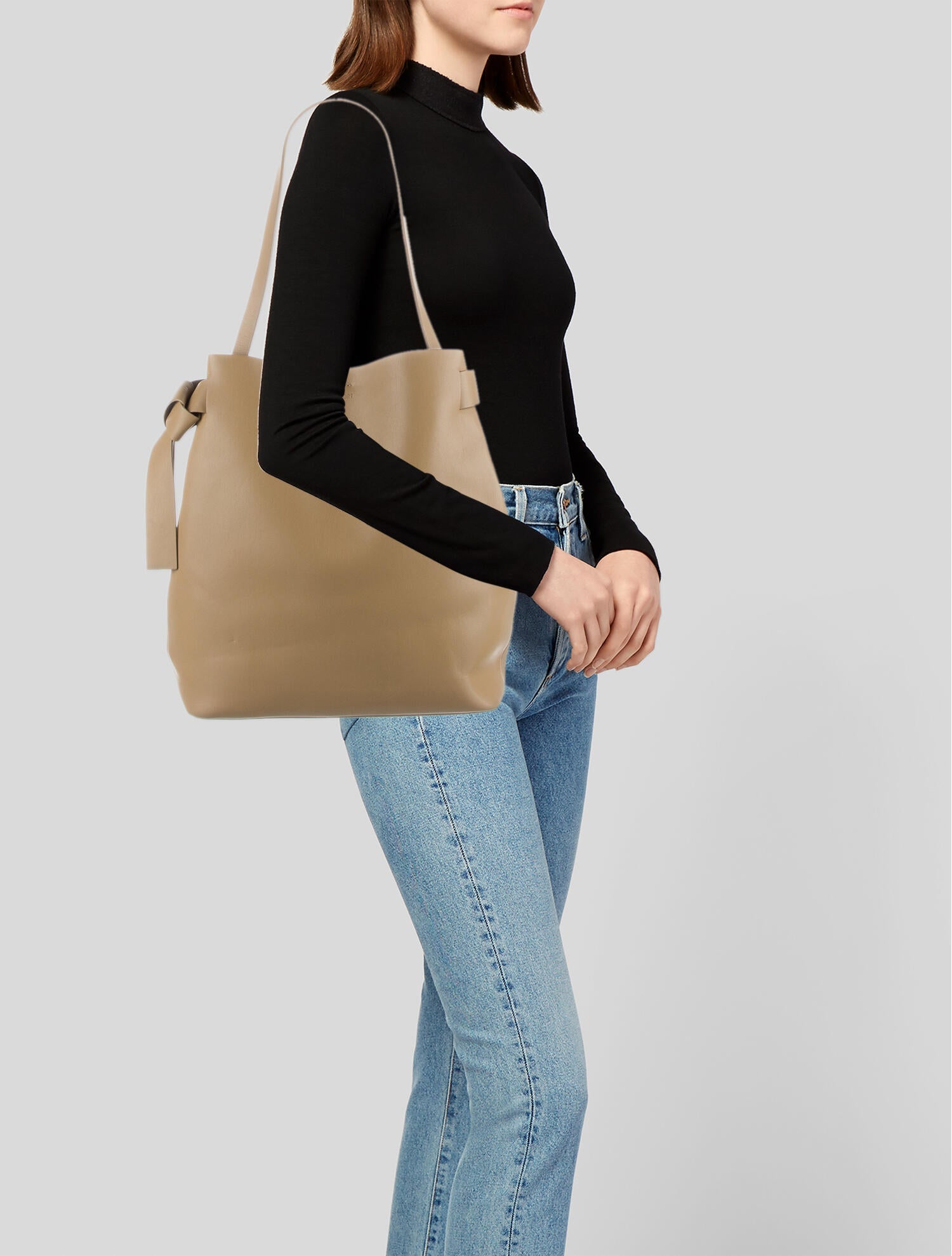 Oak + Fort Leather Tote Bag - Brown Totes, Handbags - WOKFT20713 | The ...