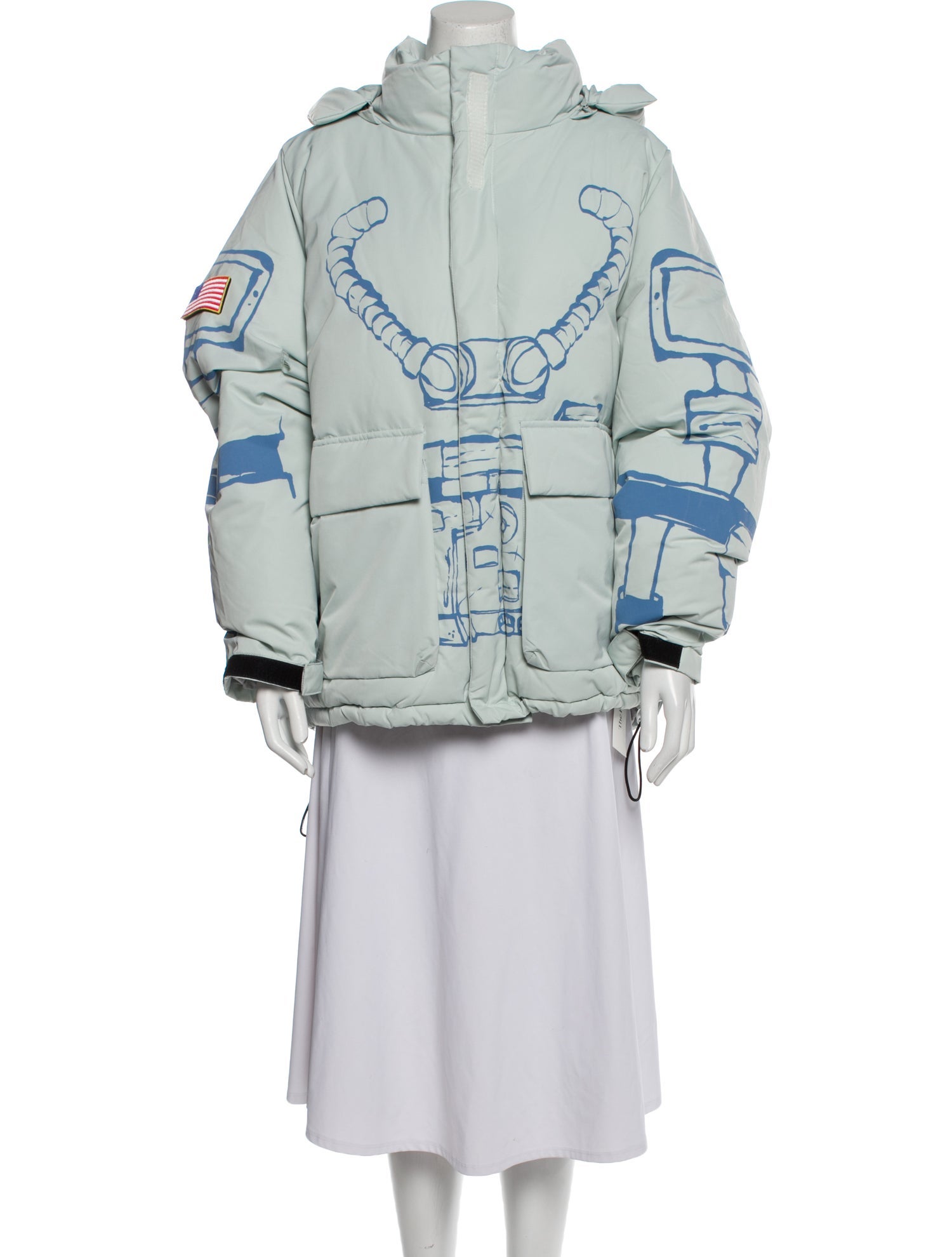 13DE Marzo Nasa Astronaut Printed Jacket - Blue Jackets, Clothing ...