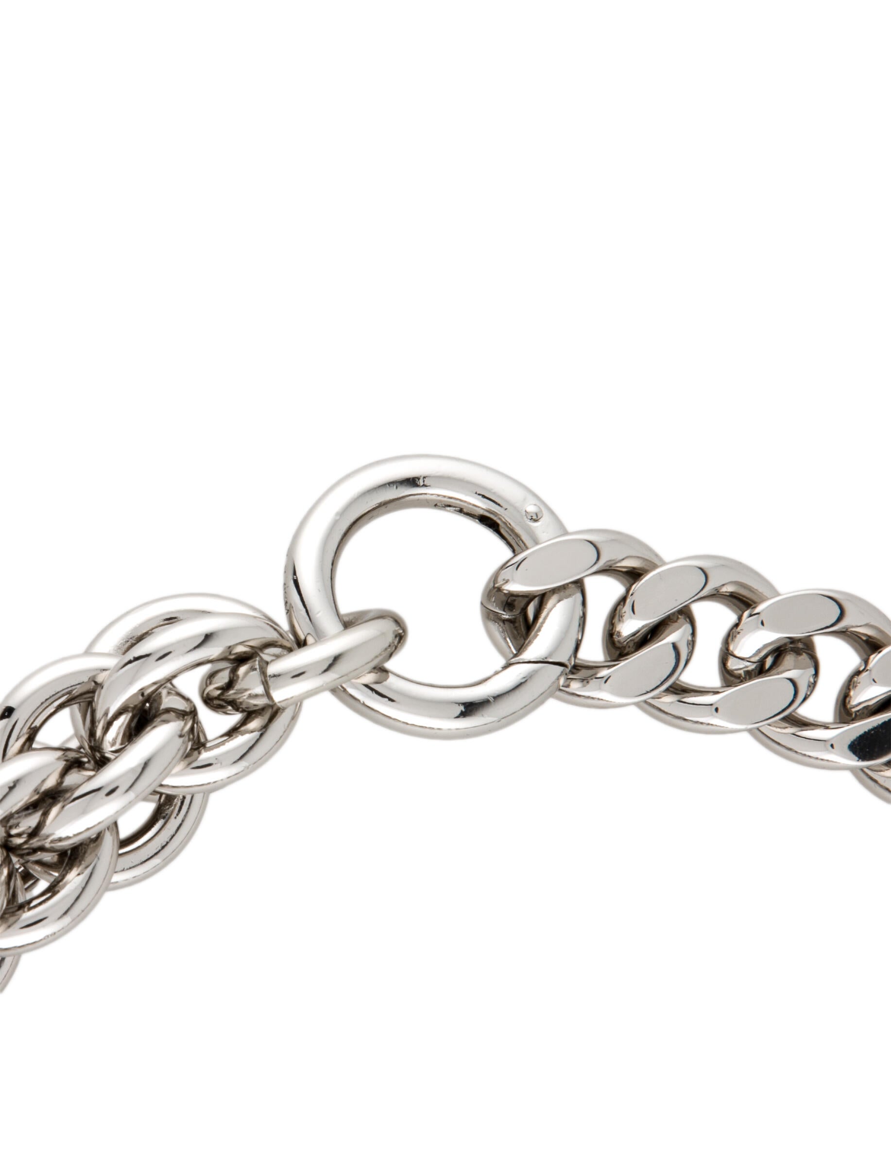 1017 Alyx 9SM Nylon Transparent Chain Necklace - Gold-Tone Metal Chain ...