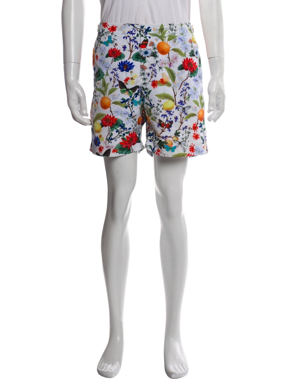 Orlebar Brown Floral Print Swim Trunks - Neutrals Swimwear, Clothing ...