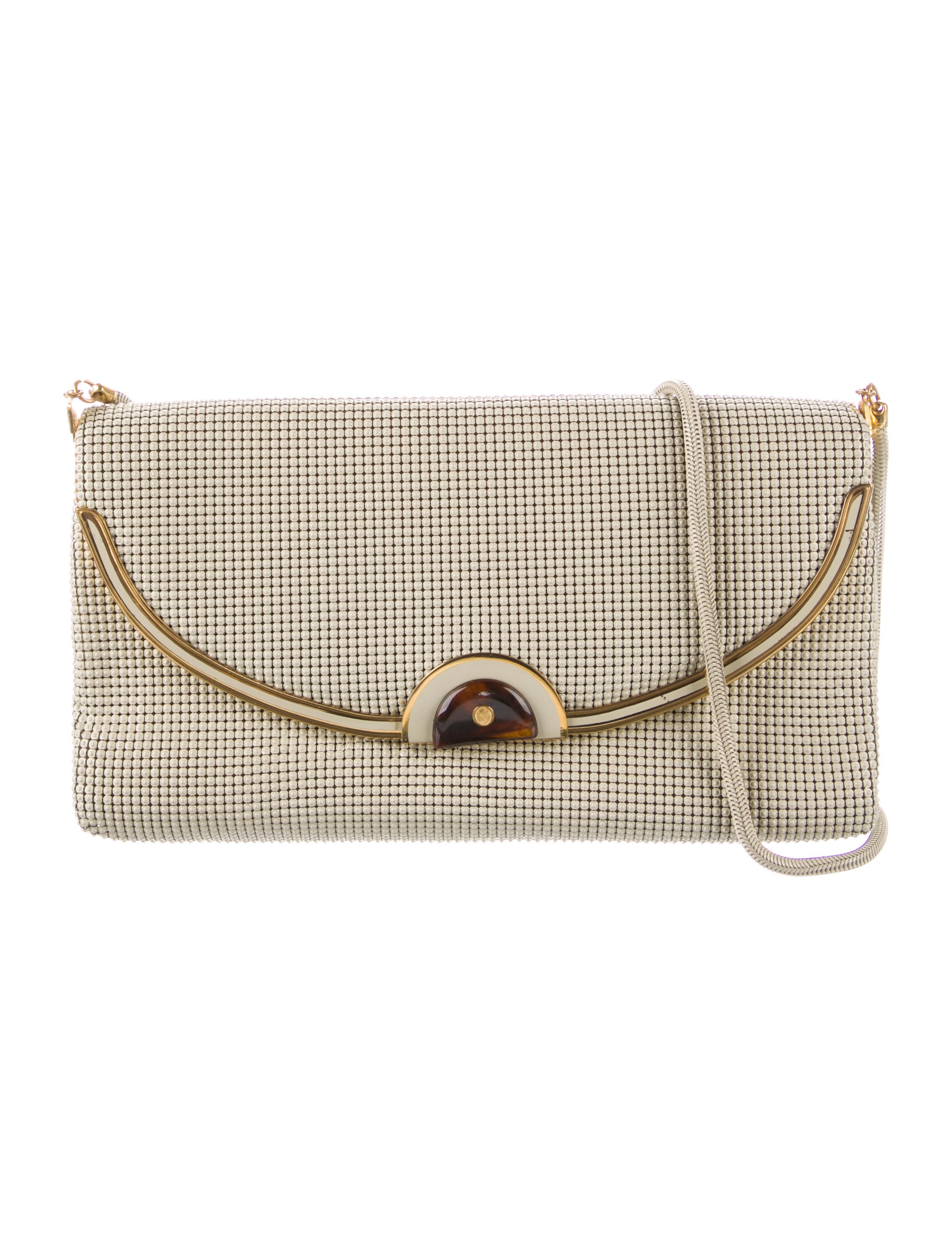 Oroton Metal Chainmail Shoulder Bag - Neutrals Shoulder Bags, Handbags ...