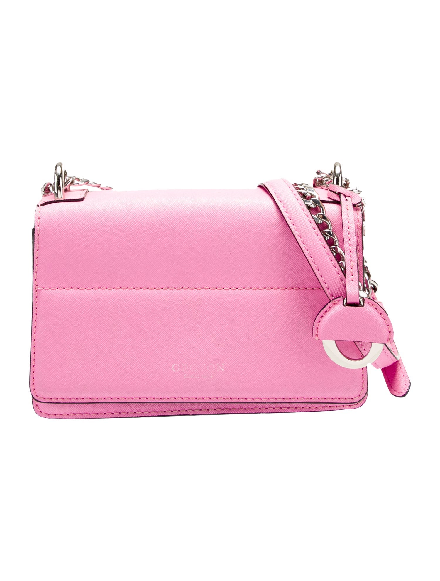 Oroton Saffiano Leather Crossbody Bag - Pink Crossbody Bags, Handbags ...