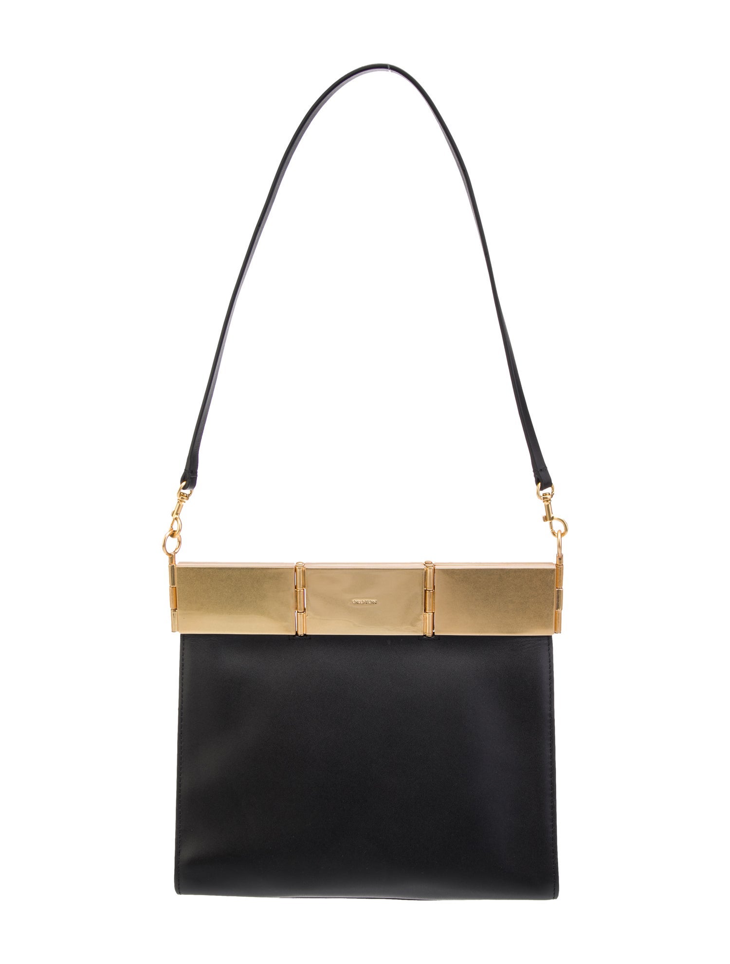 Oroton Leather Shoulder Bag - Black Shoulder Bags, Handbags ...