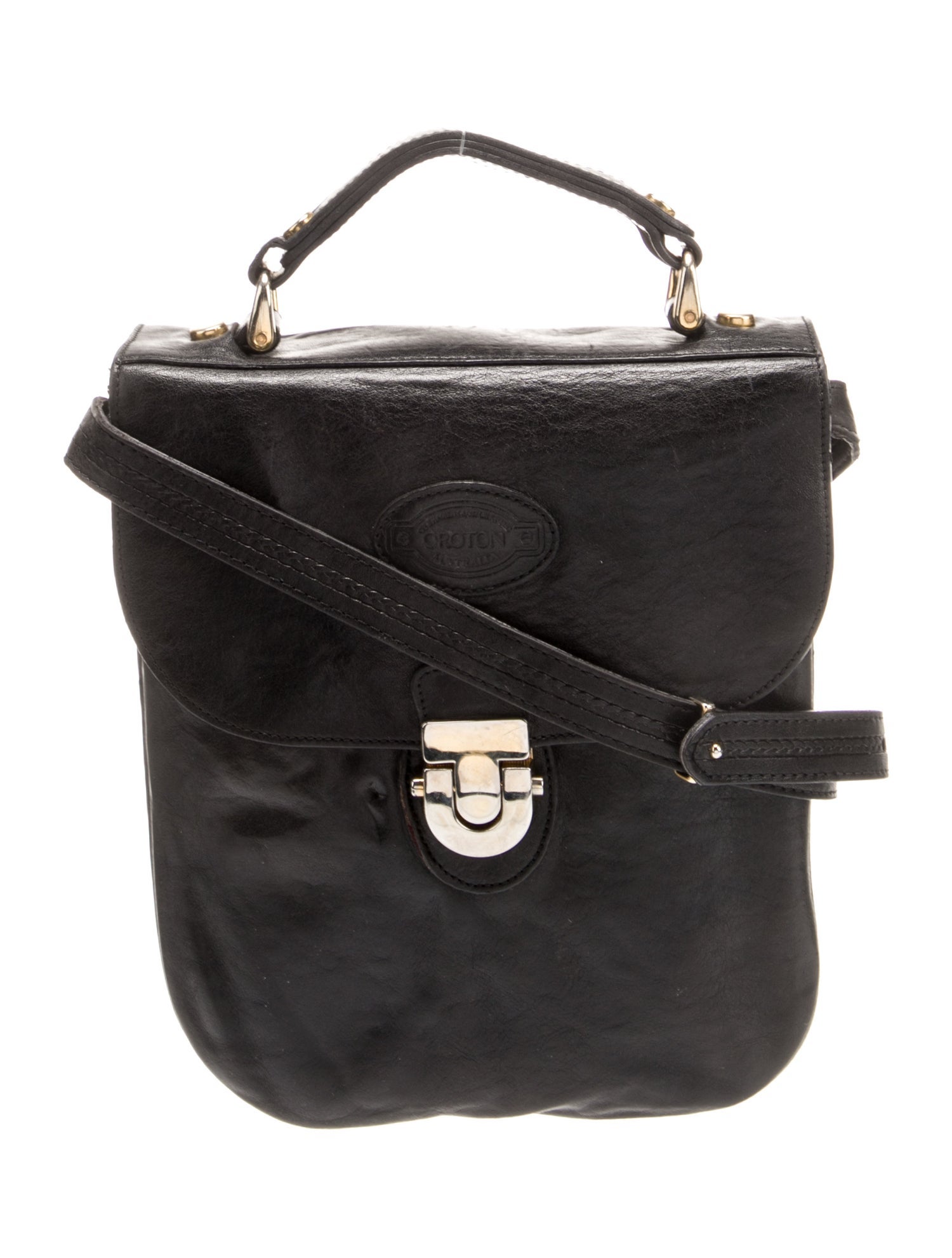 Oroton Leather Crossbody Bag - Black Crossbody Bags, Handbags ...