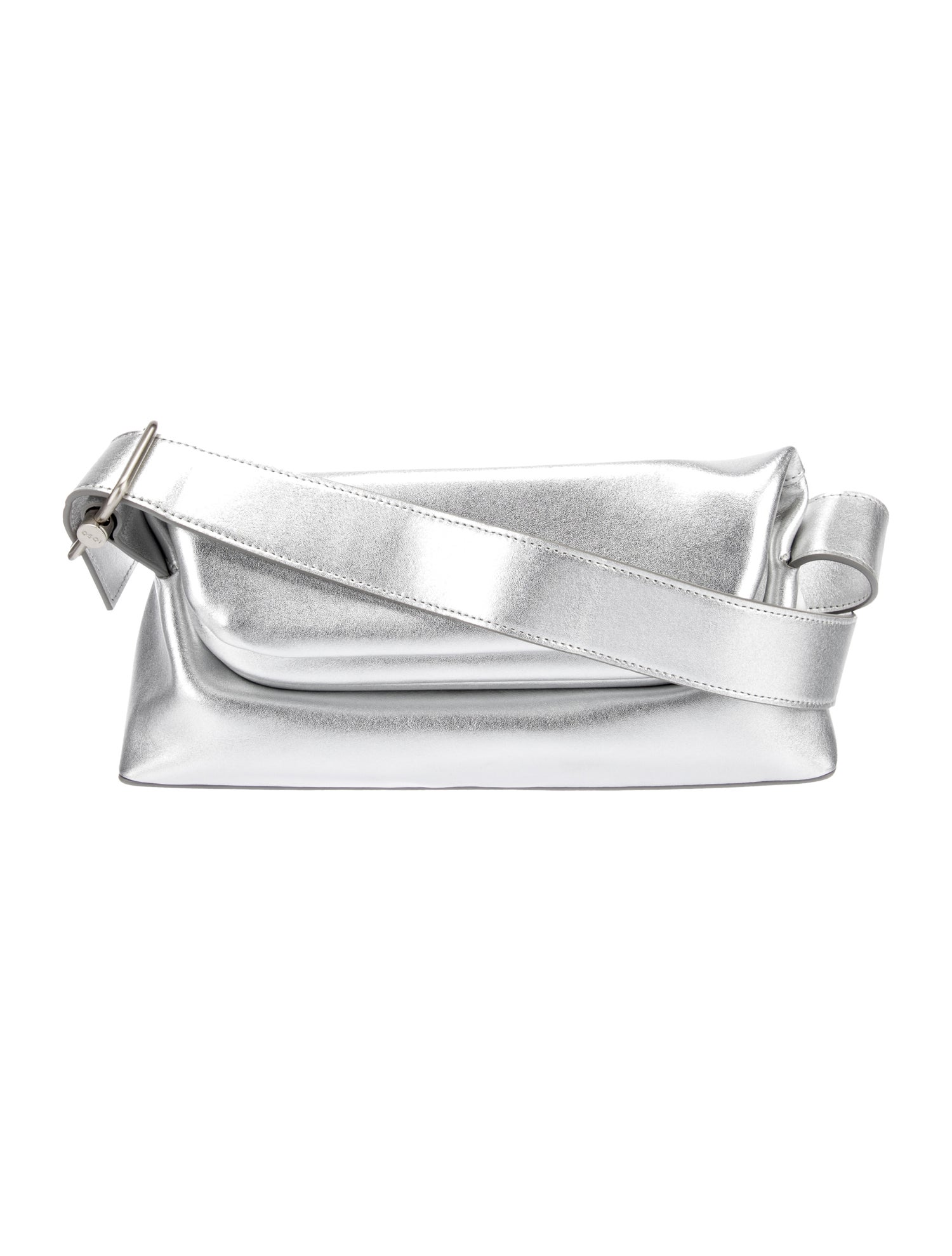 Osoi Leather Shoulder Bag - Silver Shoulder Bags, Handbags - WOSOI20143 ...