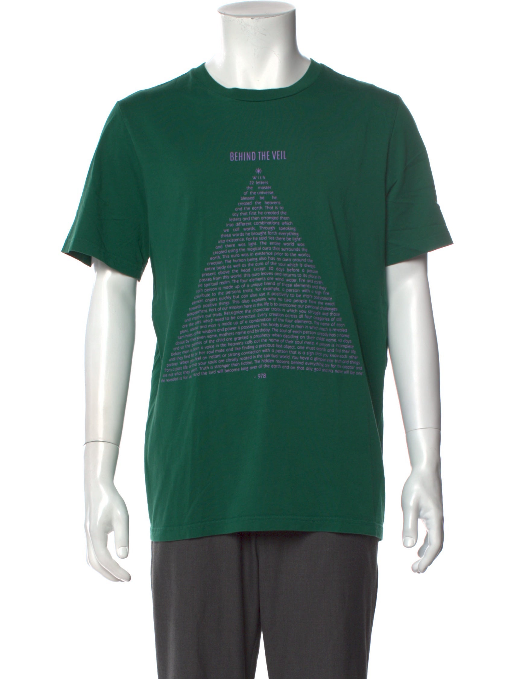 Ovadia & Sons Graphic Print Crew Neck T-Shirt - Green T-Shirts ...